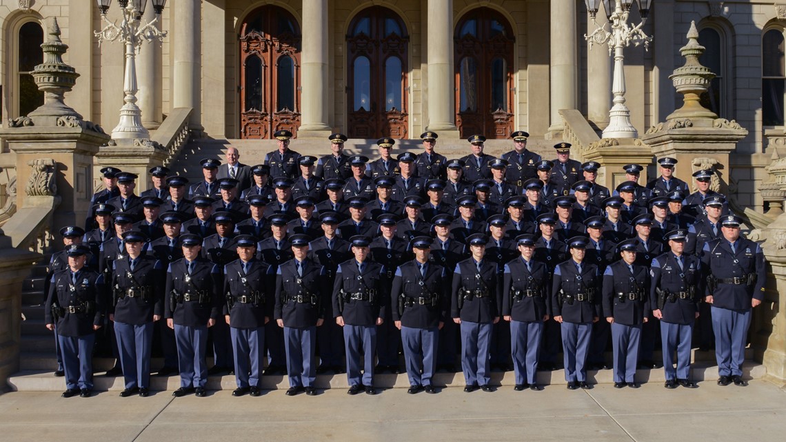 Michigan State Police swears in 43 new troopers | wzzm13.com