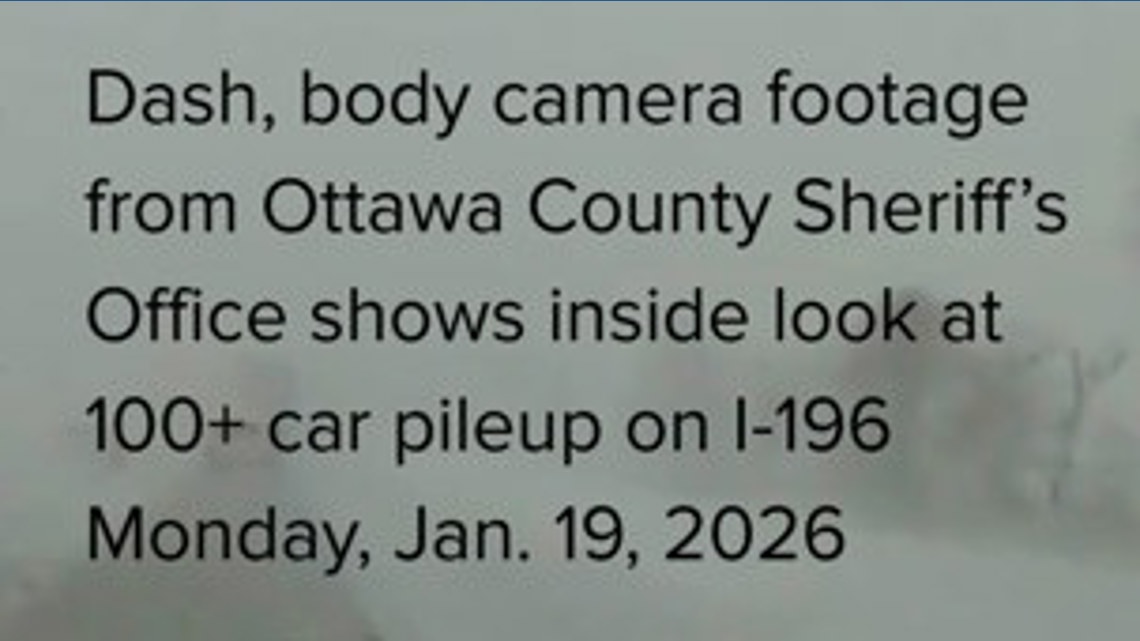 Dash, body camera footage from OCSO amid 100+ car pileup | wzzm13.com