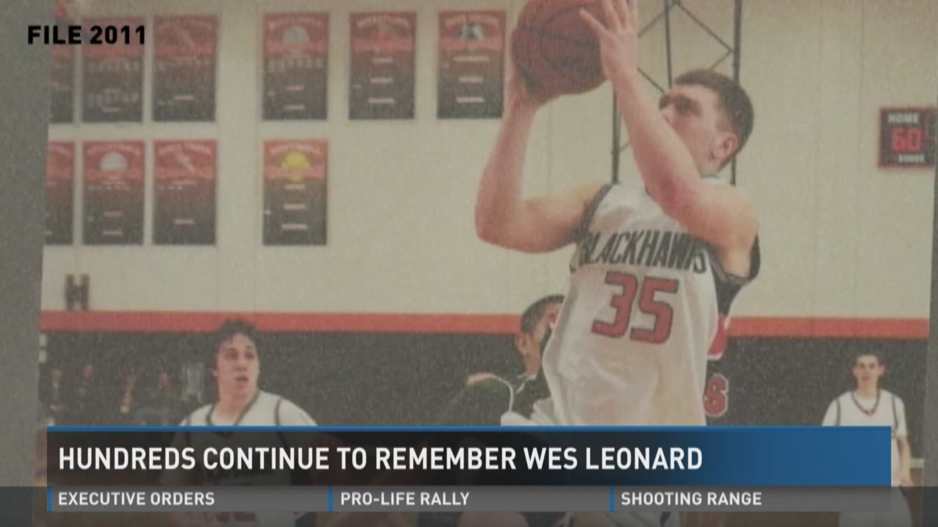 Hundreds continue to remember Wes Leonard | wzzm13.com