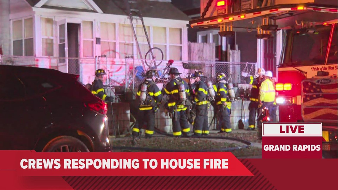 DEVELOPING | Crews respond to Grand Rapids house fire | wzzm13.com