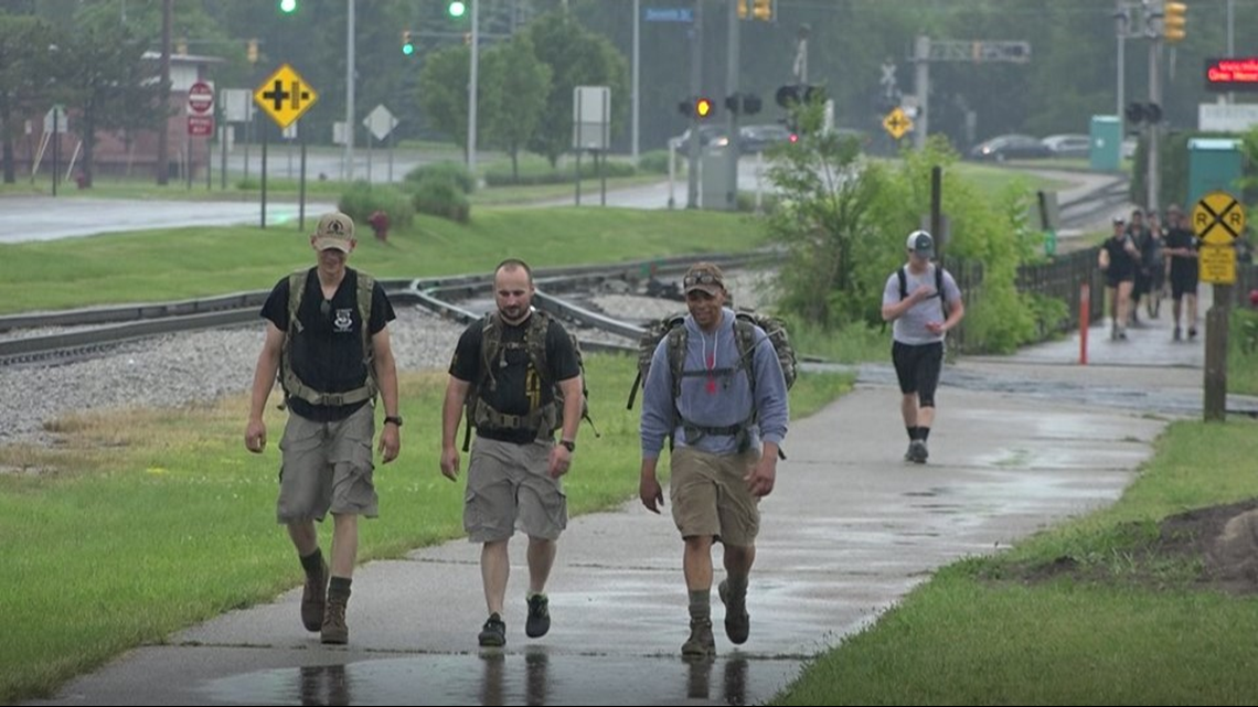 Ruck 22 marches 22 miles in Muskegon to raise awareness about veteran ...