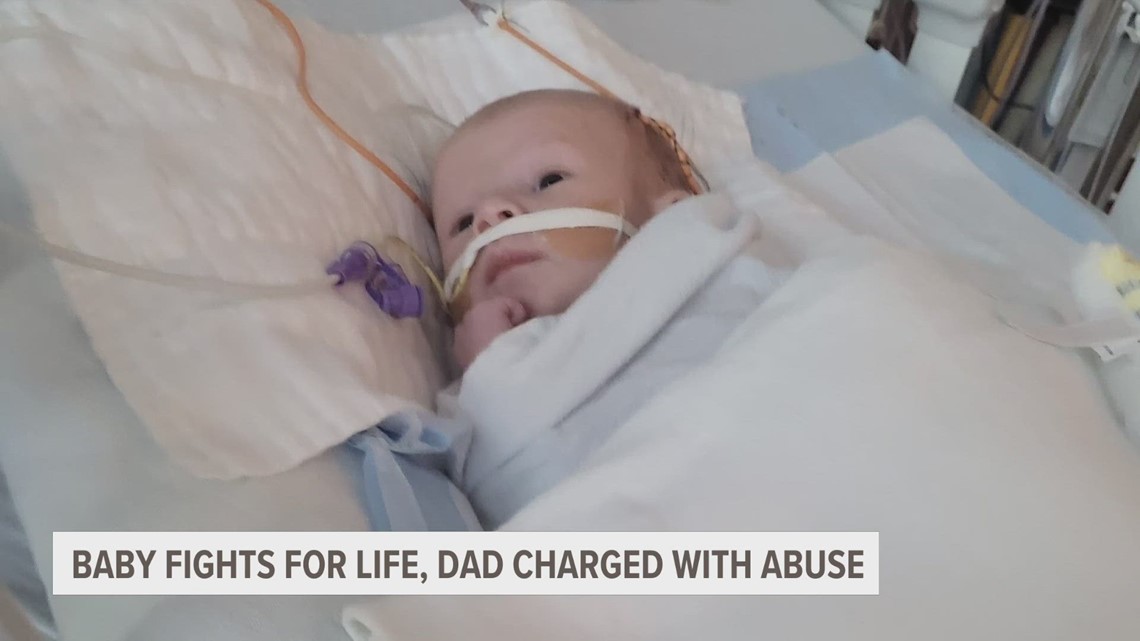 'I thought he'd be safe': Baby fighting for life in hospital, father ...