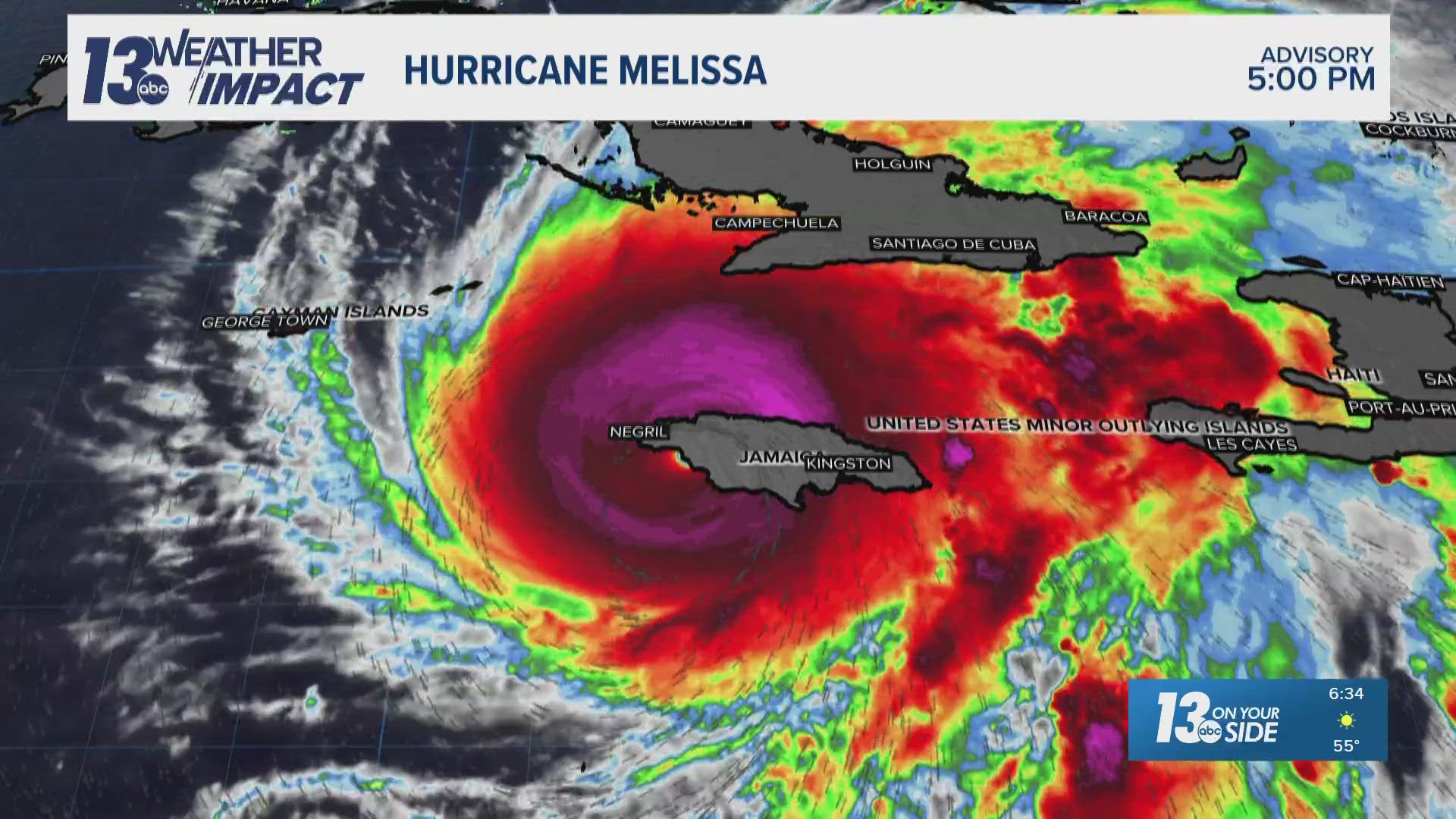 Checking in on Hurricane Melissa with Meteorologist Blake Hansen ...