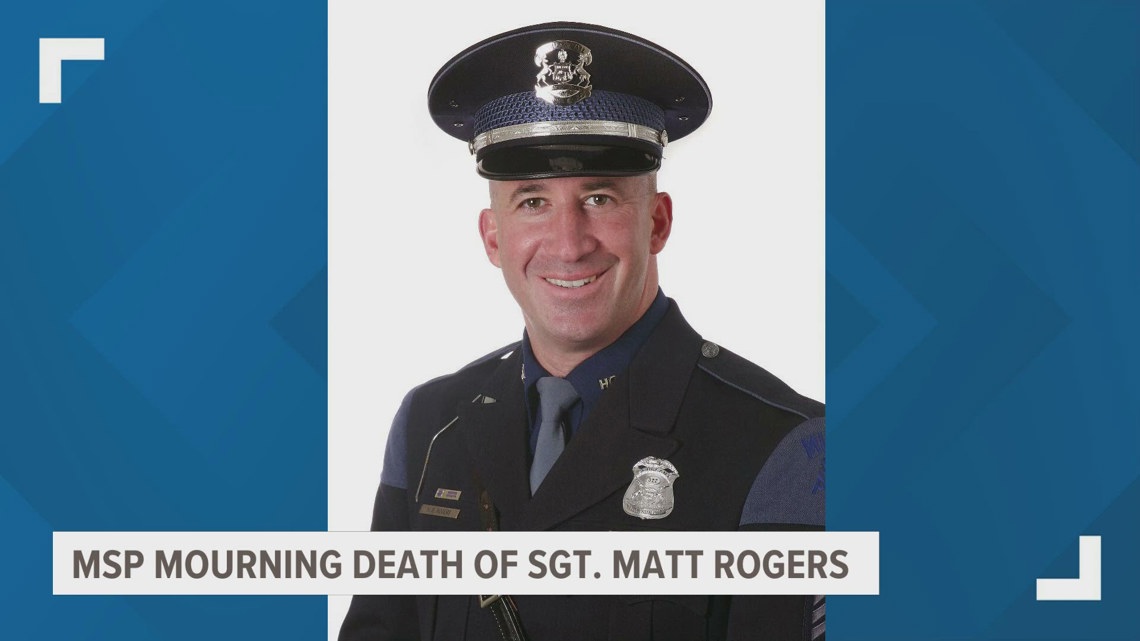 Michigan State Police mourns the death of Sgt. Matt Rogers | wzzm13.com