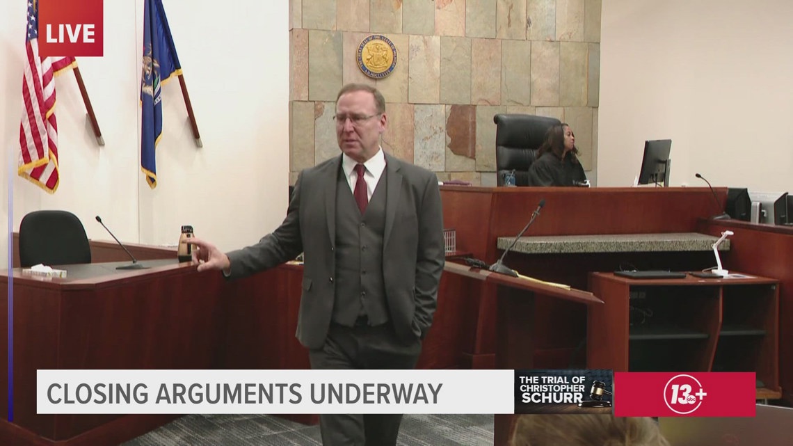 Kent Co. Prosecutor Chris Becker gives rebuttal to Christopher Schurr's ...