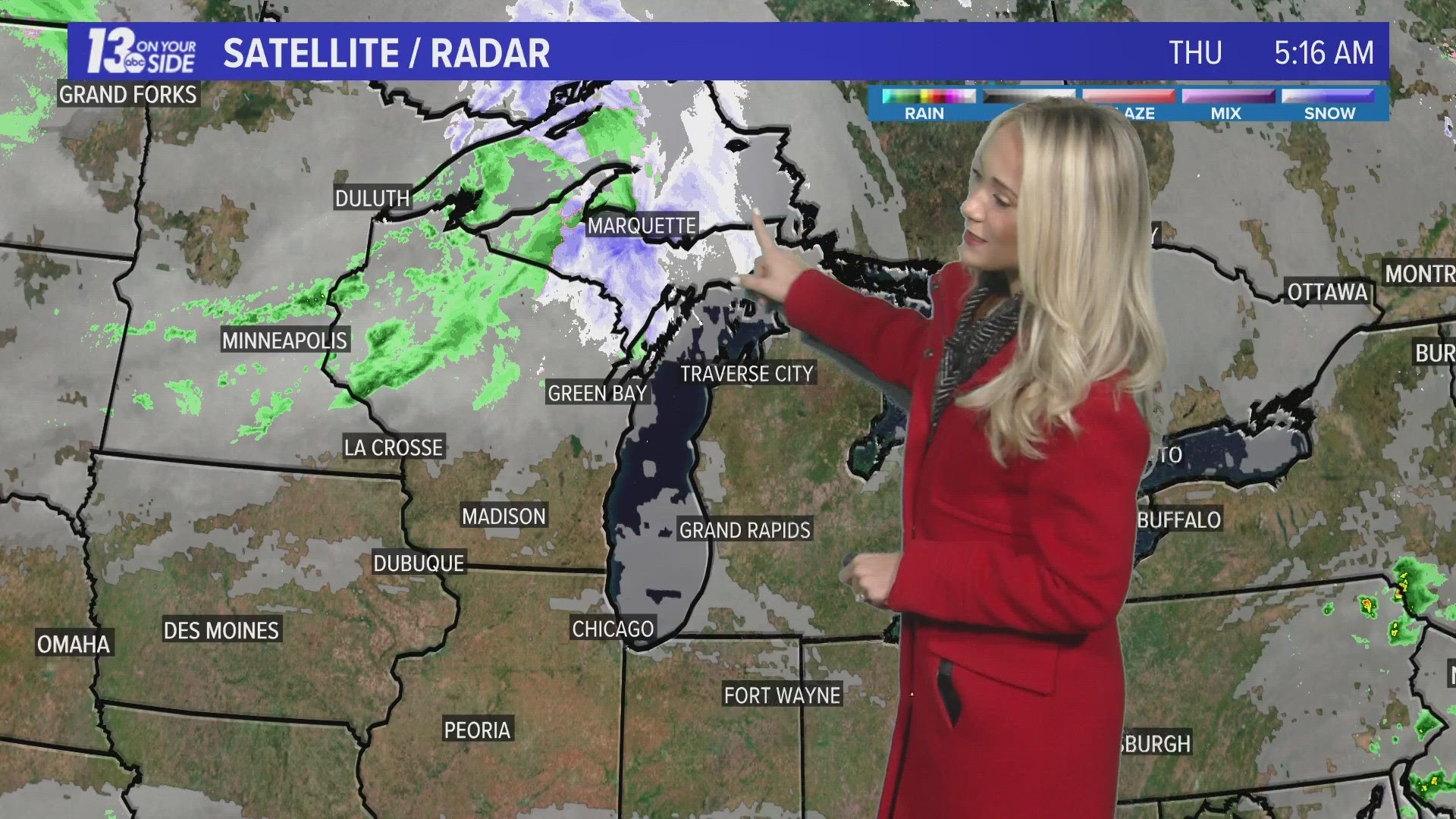 13 On Your Side Forecast: Sunny, Seasonable Today | wzzm13.com