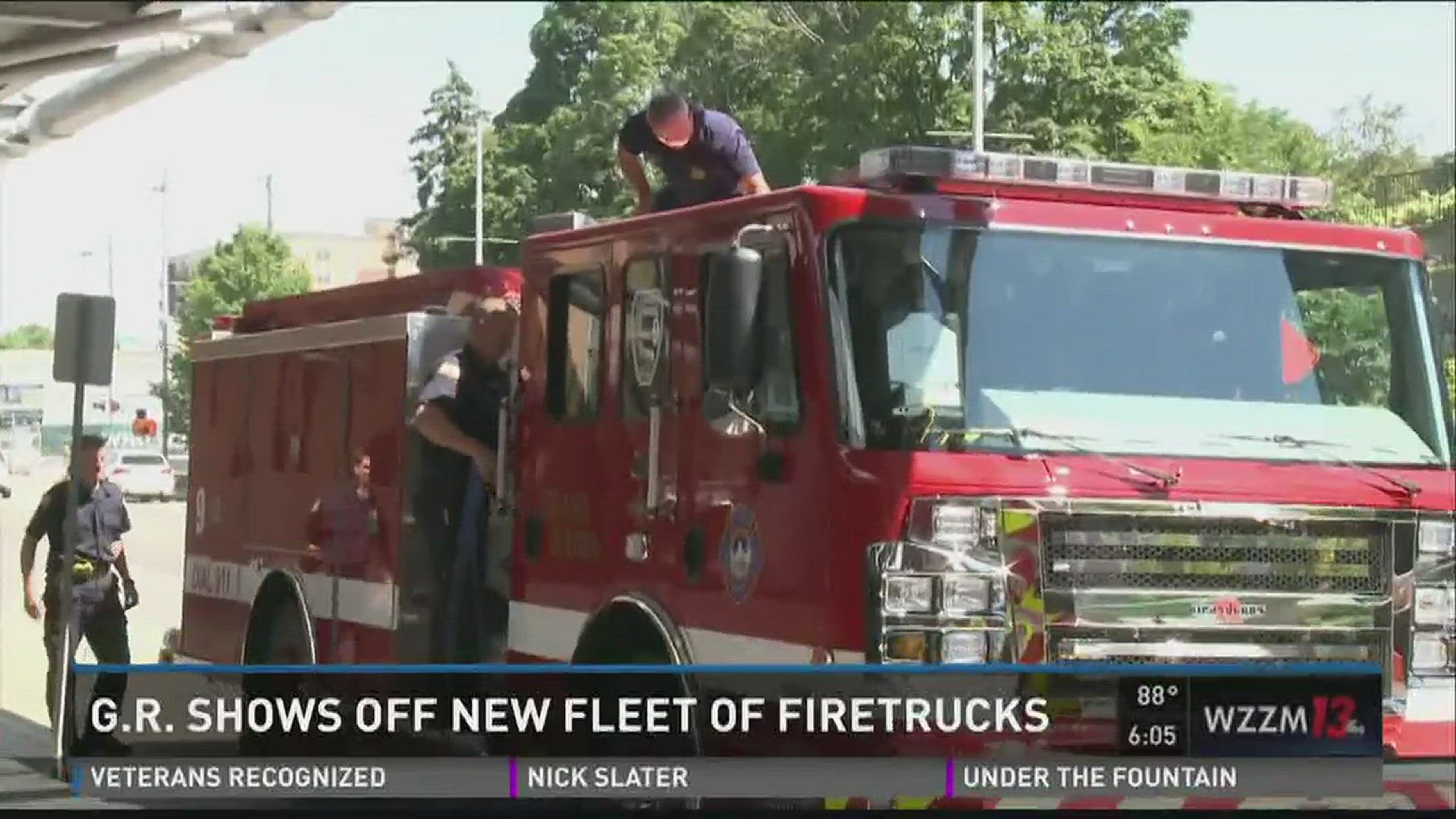 GRFD shows off new fire trucks | wzzm13.com