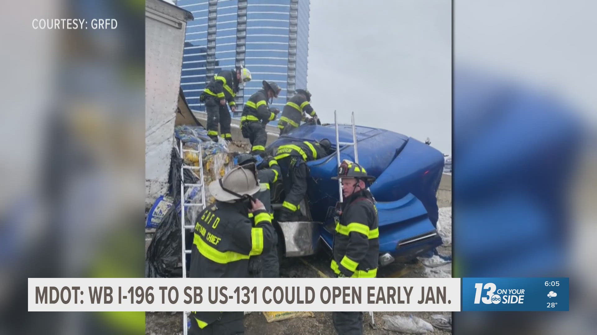 MDOT: Temporary fix to I-196 ramp could be in place by early Jan ...