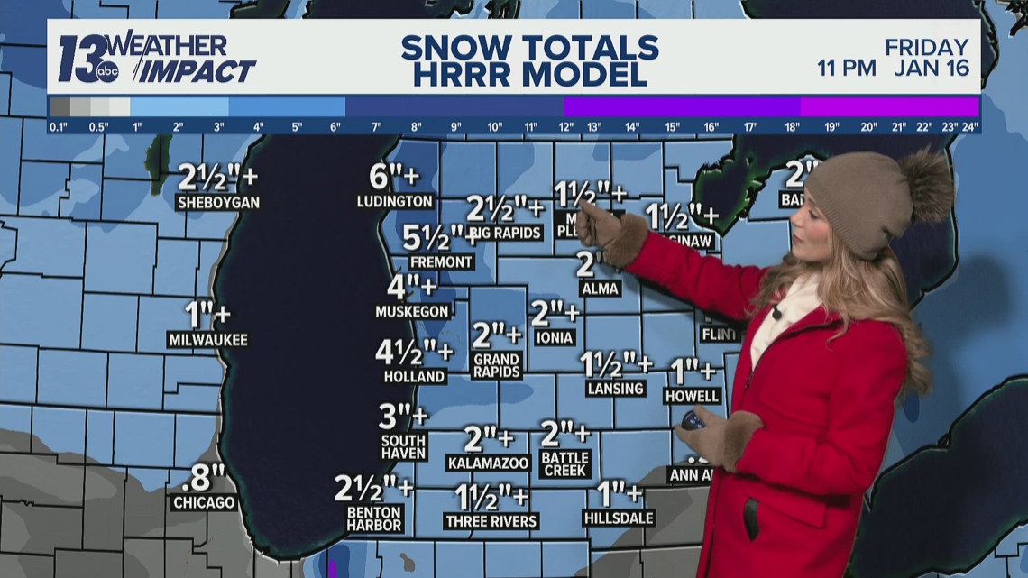 13 ON YOUR SIDE Forecast: Last Day Without Snow | wzzm13.com