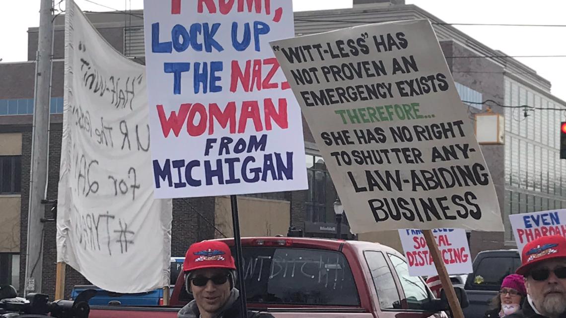 'We know that this rally endangered people,' Whitmer responds to ...