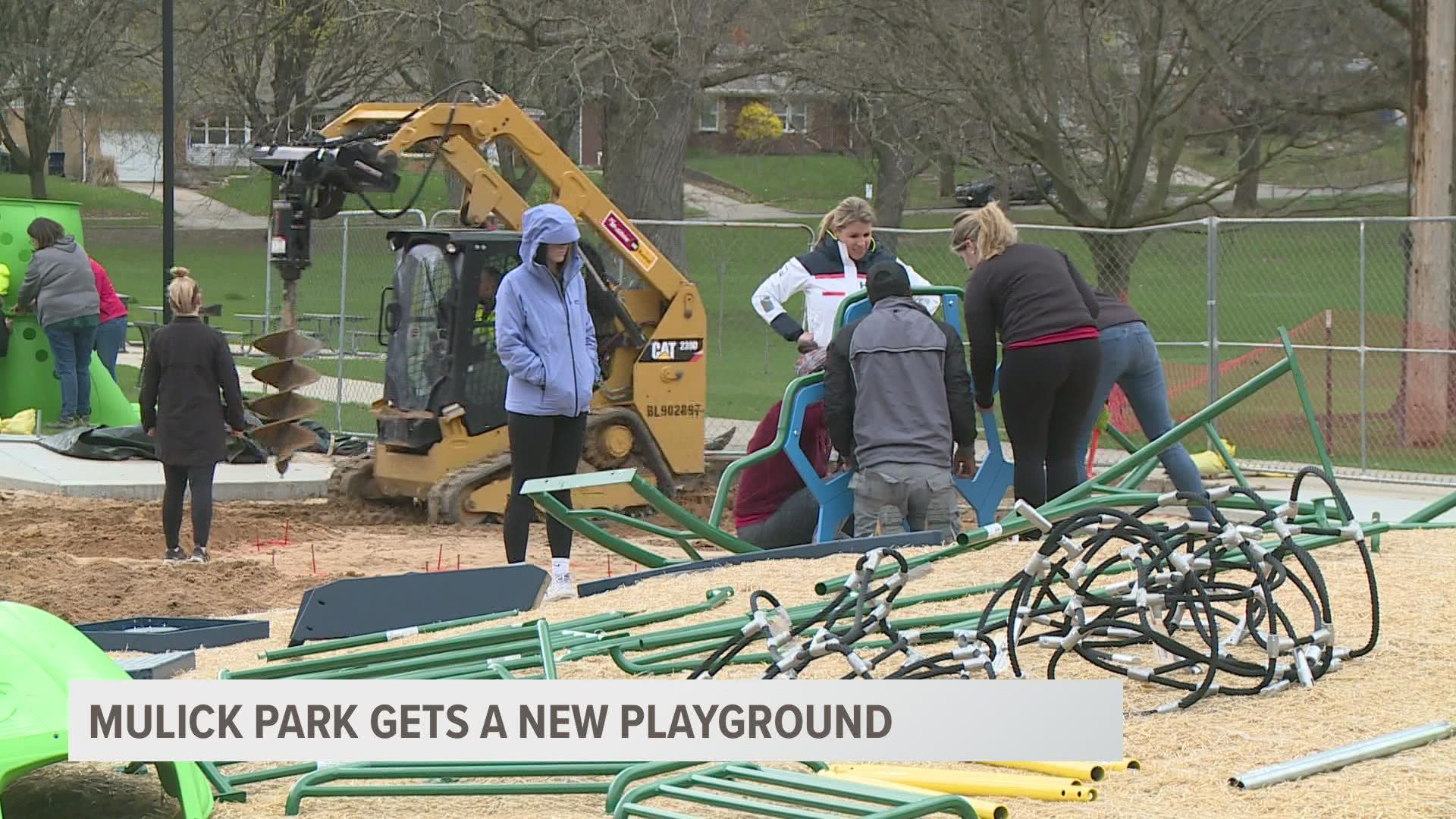 Mulick Park gets a new playground | wzzm13.com