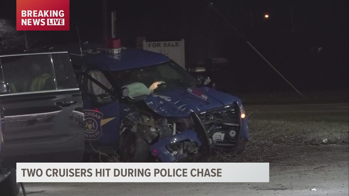 One arrested after car chase with Michigan State Police | wzzm13.com