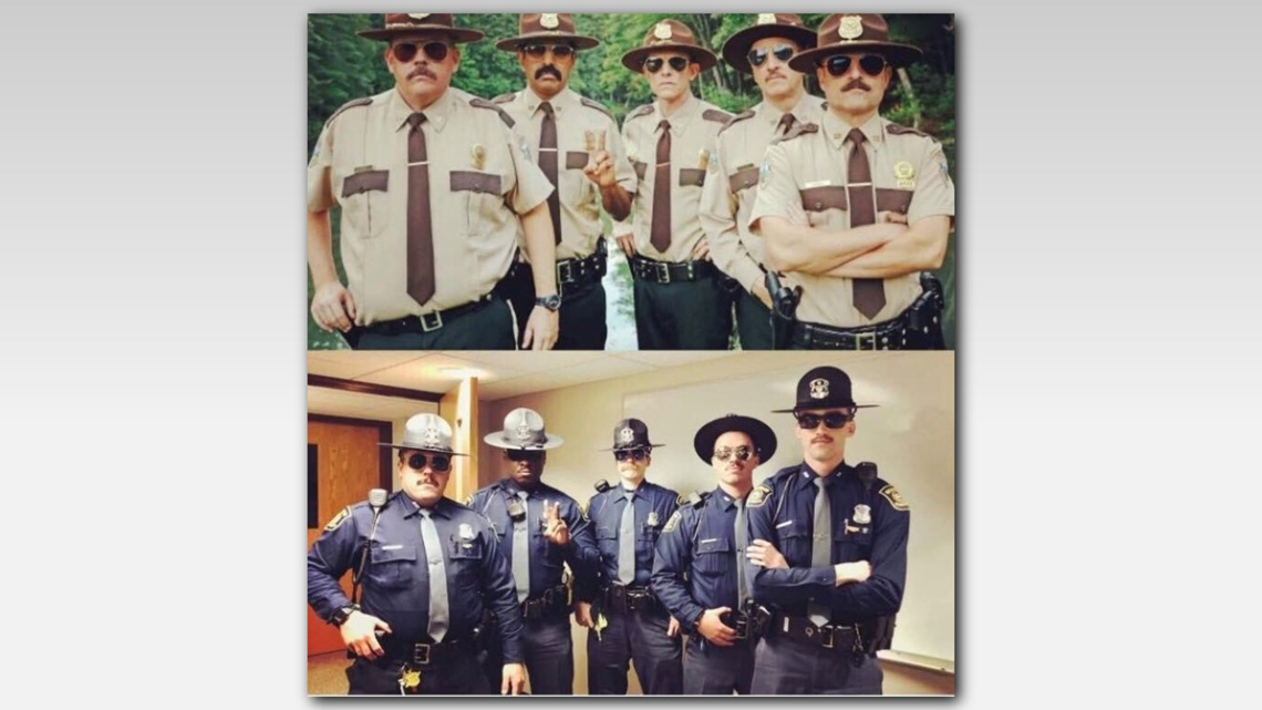 Who wore it better? Michigan State Police post hilarious #TBT on ...