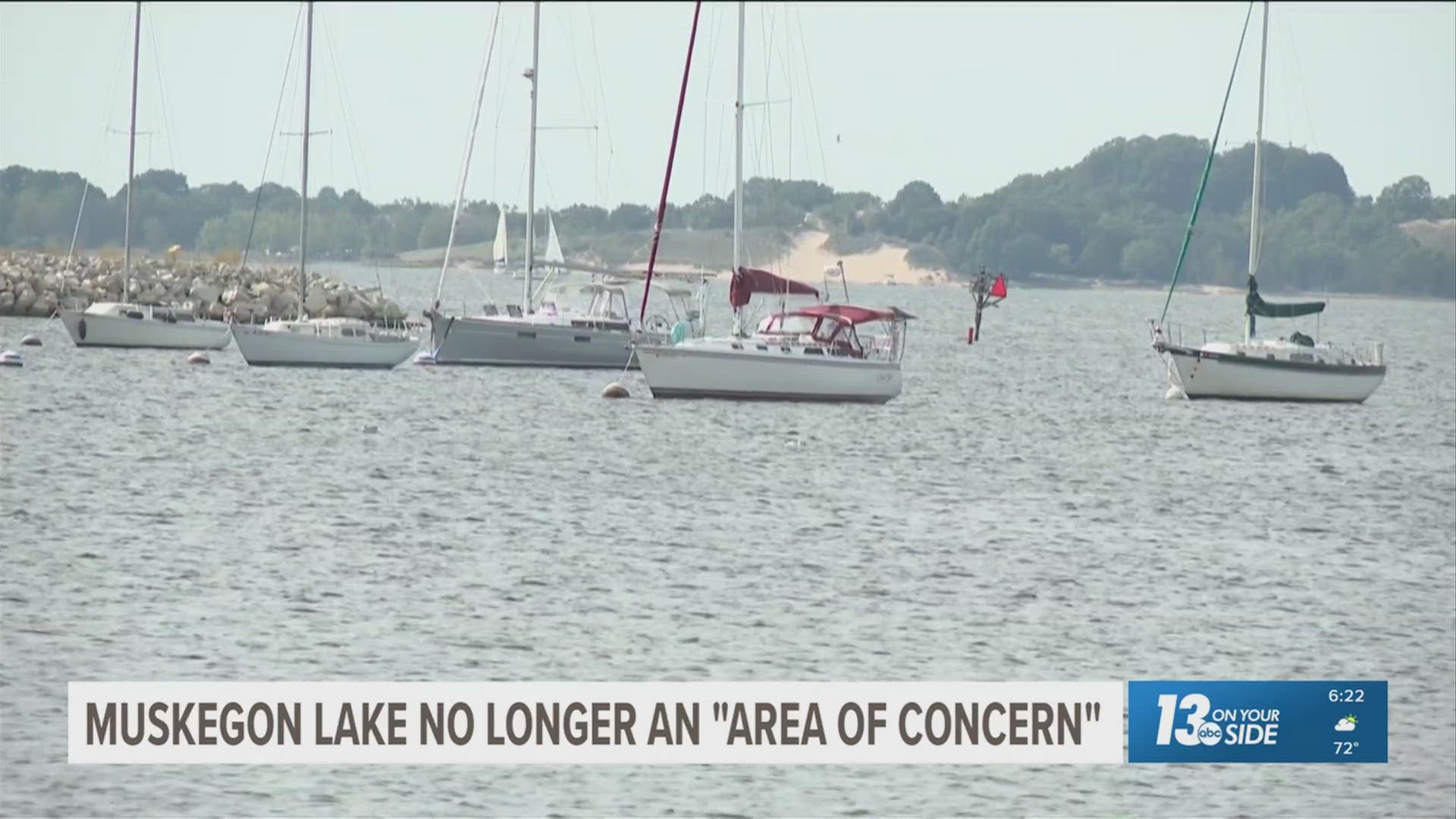 Muskegon Lake no longer among Great Lakes' most polluted | wzzm13.com