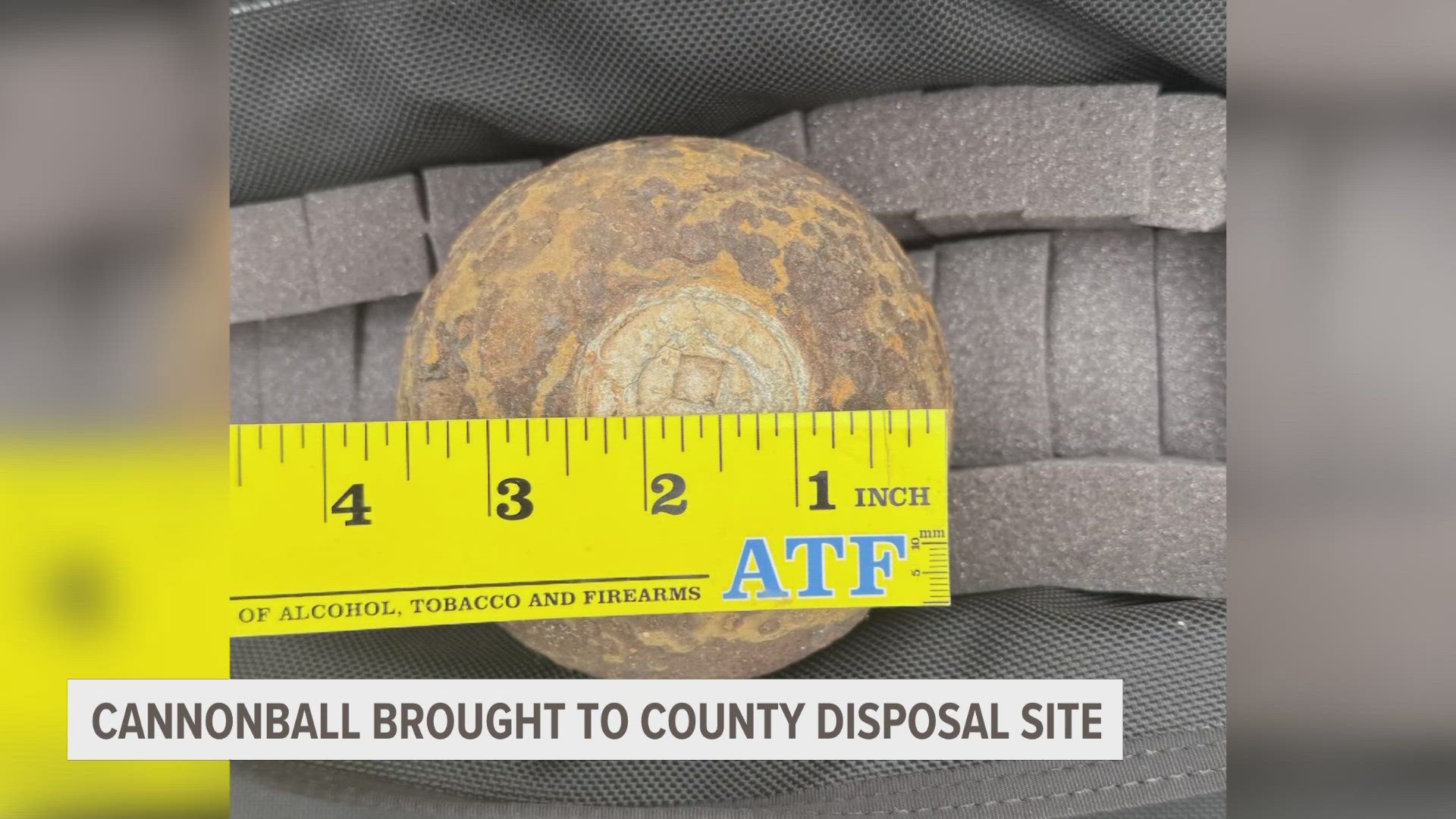 Civil War cannonball surprises workers at Kent County SafeChem site ...