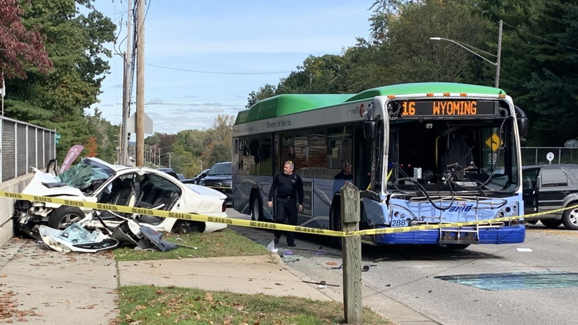 Rapid bus, 2 cars involved in Wyoming crash | wzzm13.com