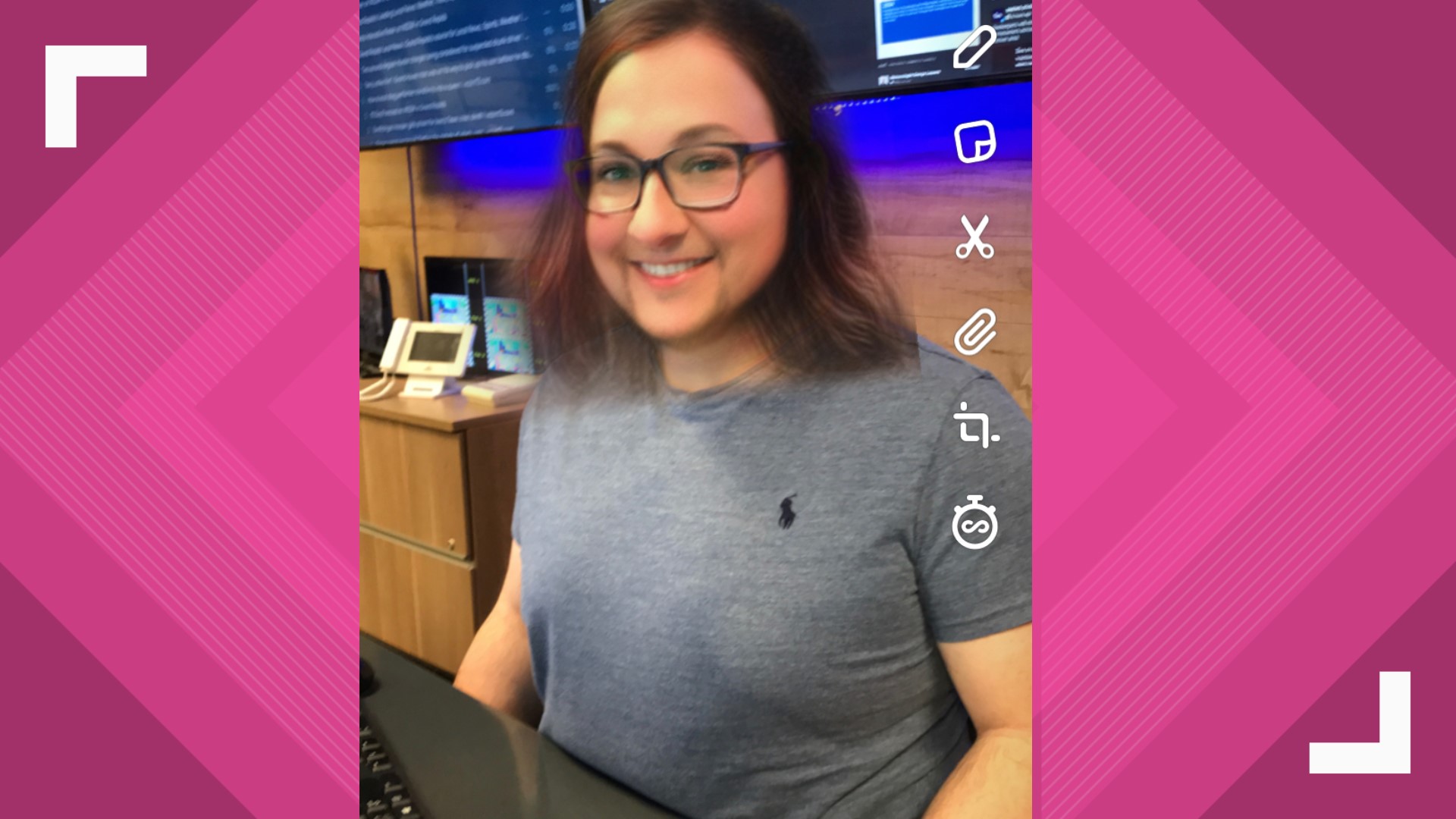 Snapchat gender bender filter takes over the newsroom | wzzm13.com