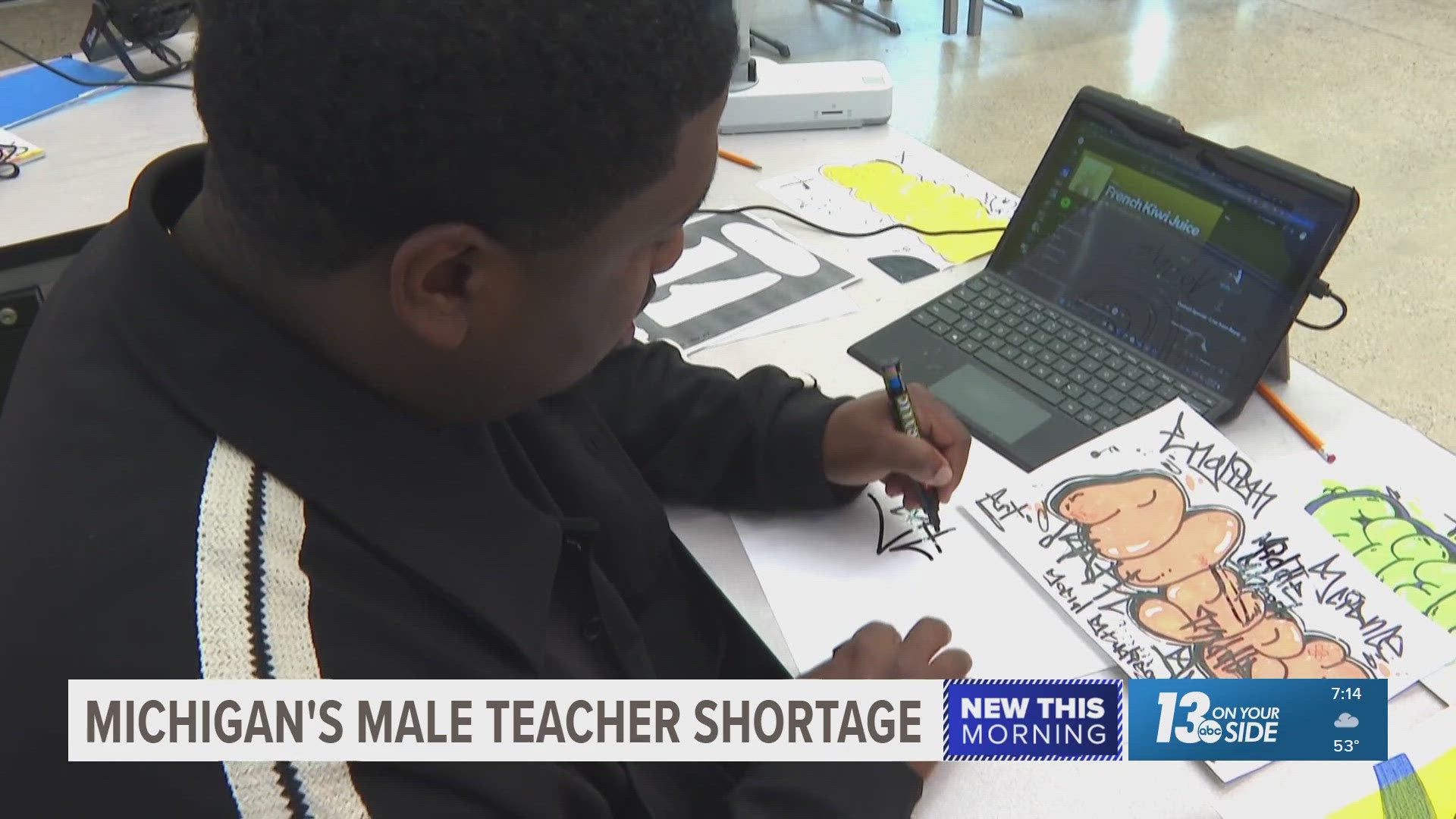 Michigan tackles male teacher shortage with initiative | wzzm13.com