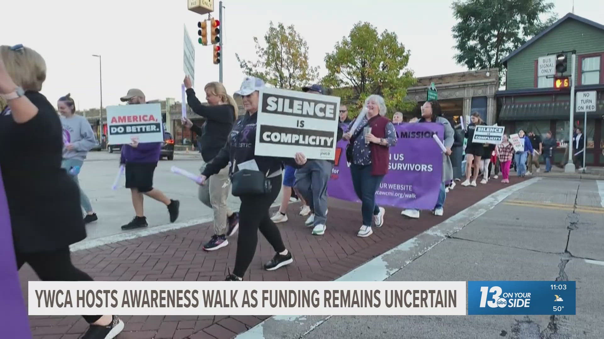 YWCA Hosts First 'Walk for Change' in Grand Rapids | wzzm13.com