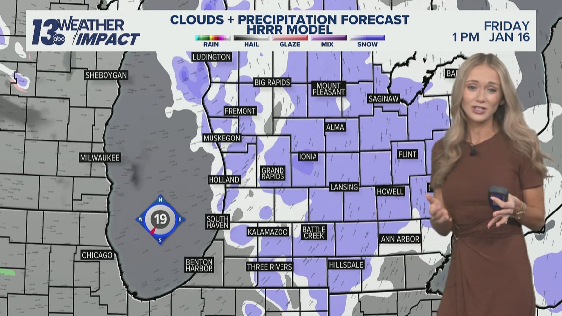 13 ON YOUR SIDE Forecast: Snowy Stretch Begins | wzzm13.com