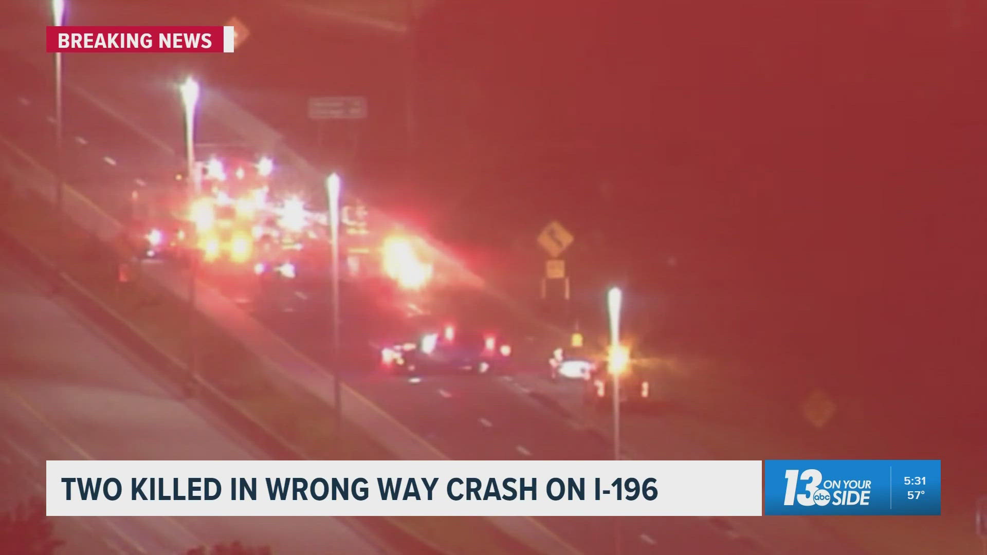 Two people killed in wrong way crash on I-196 | wzzm13.com
