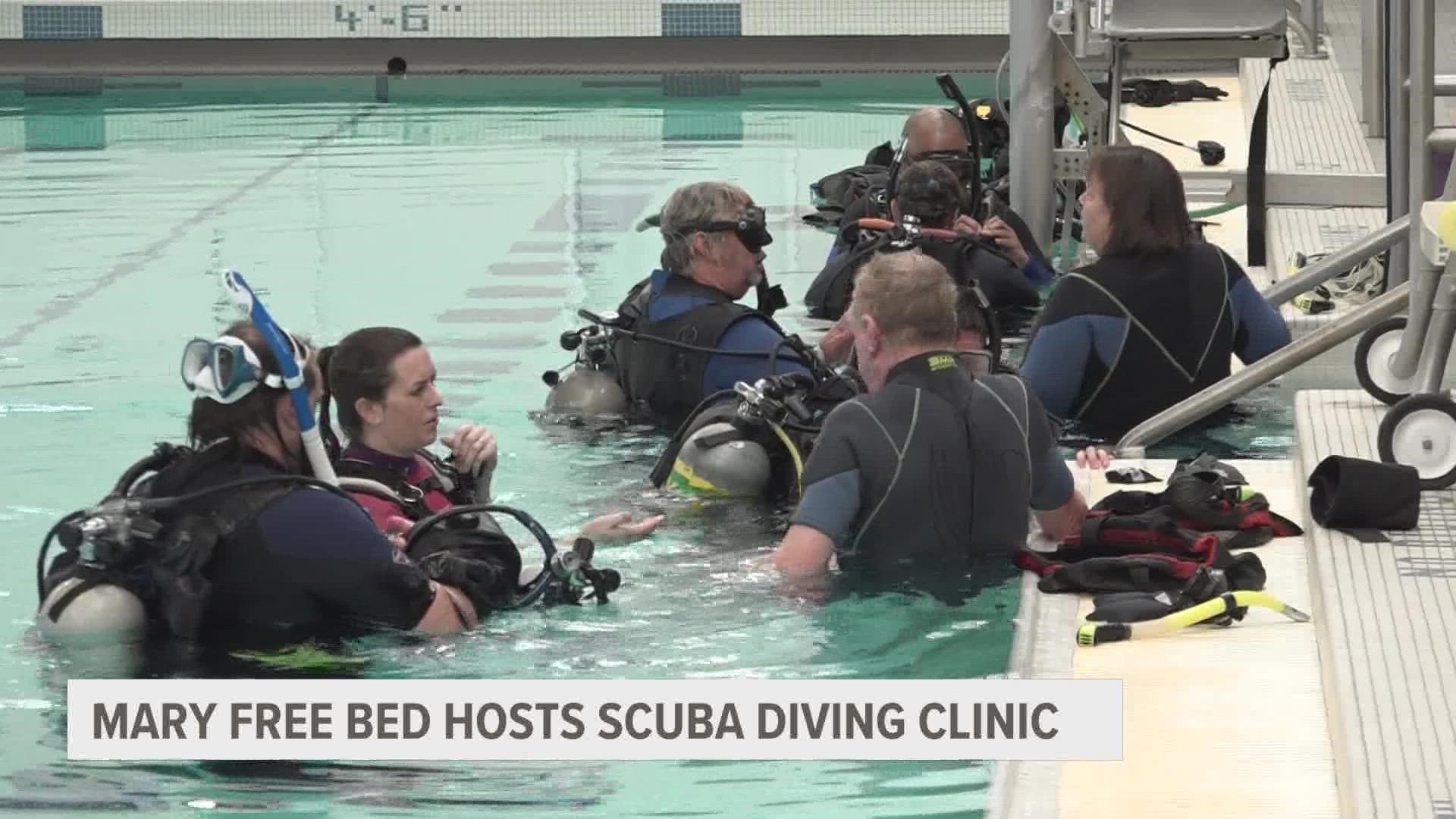 Mary Free Bed hosts adaptive scuba diving clinic | wzzm13.com