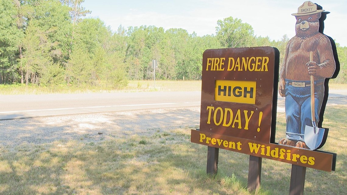 Additional wildland firefighters staged in Michigan as fire dangers ...
