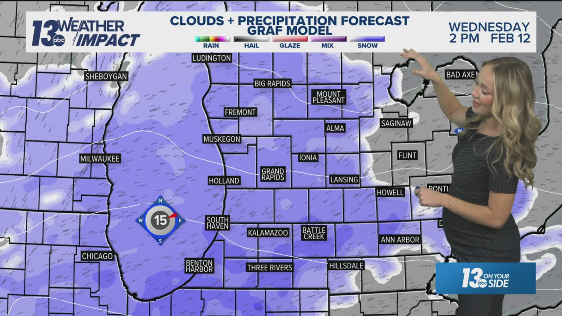 West Michigan snowfall timing, amounts, & impacts | wzzm13.com