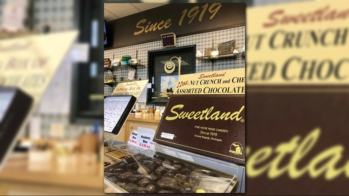 Sweetland Candies thanks customers for 100 years | wzzm13.com