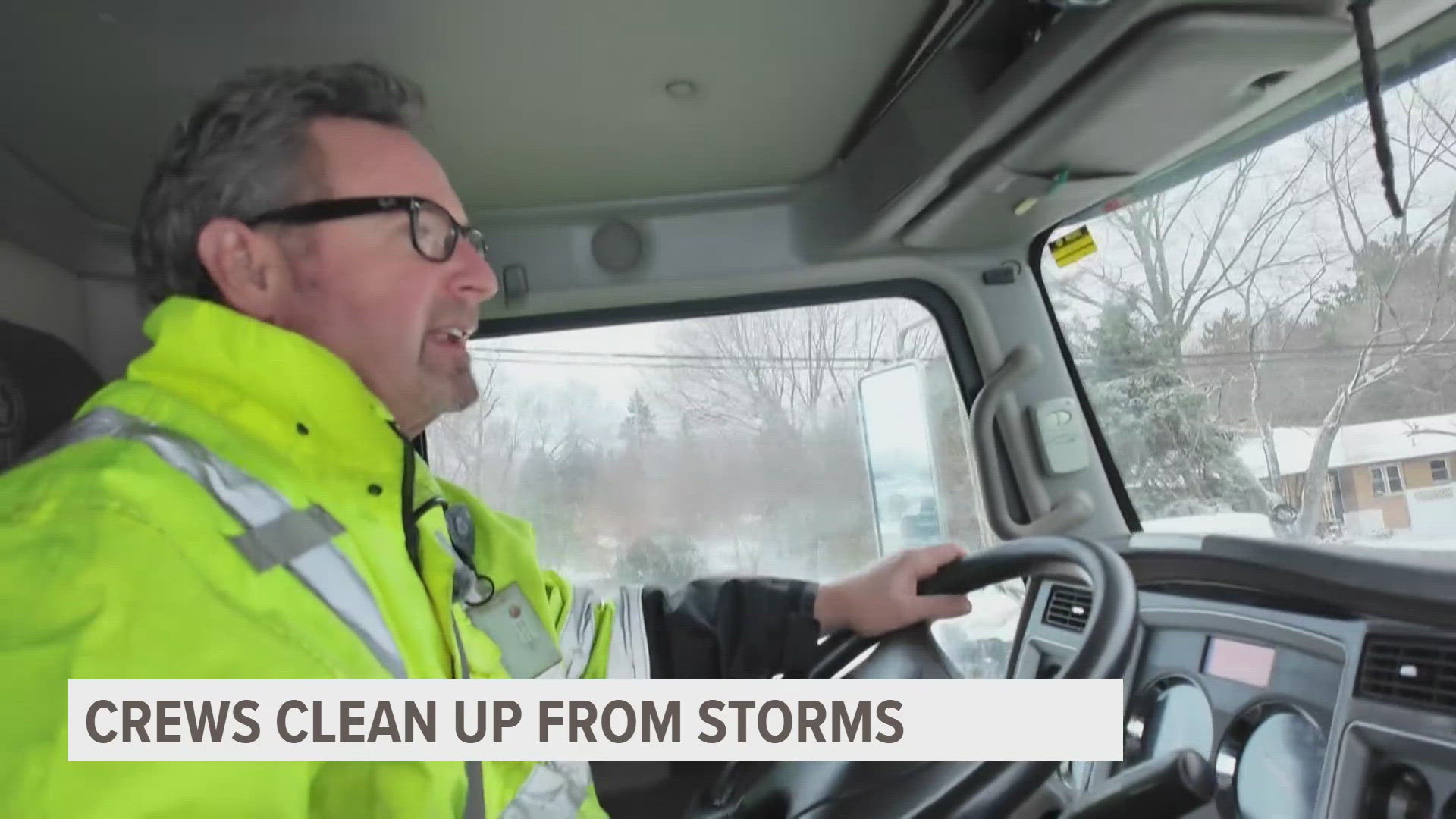 Ride along with a Kent County plow driver amid severe winter storms ...