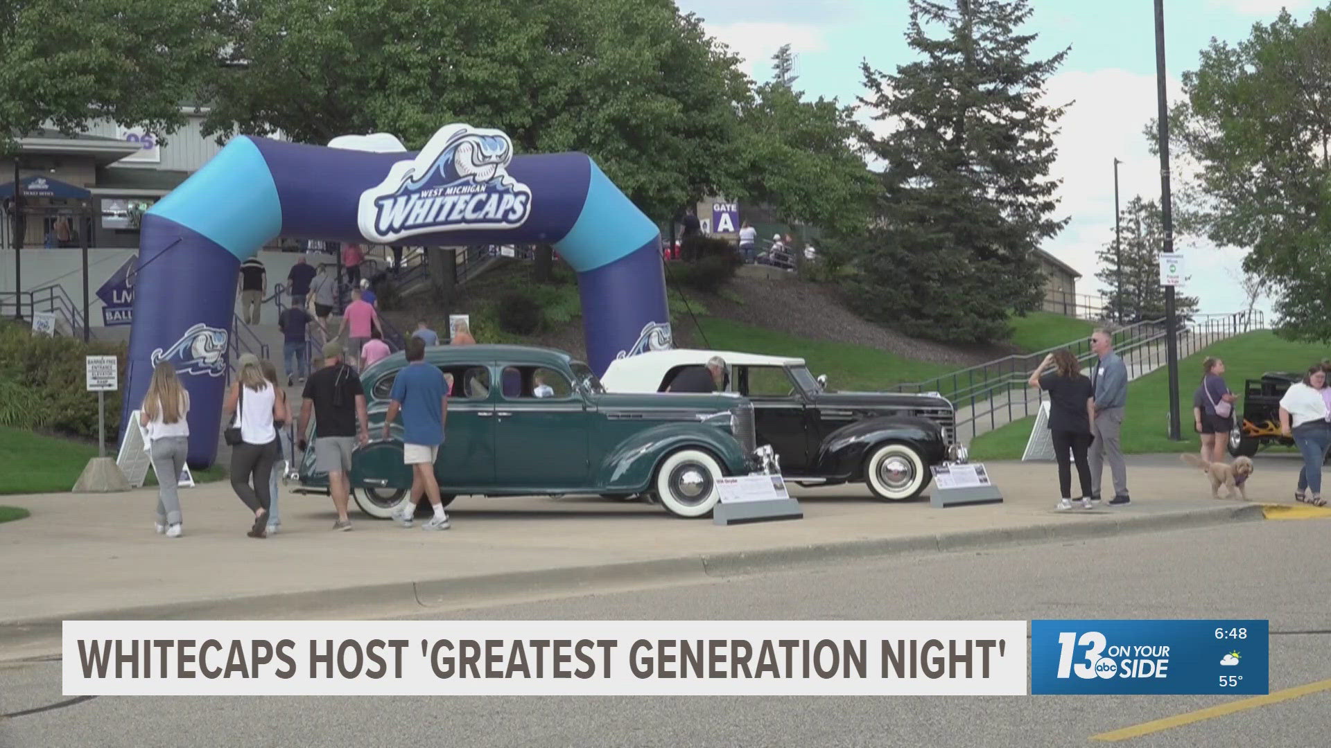 Whitecaps honor the Greatest Generation | wzzm13.com