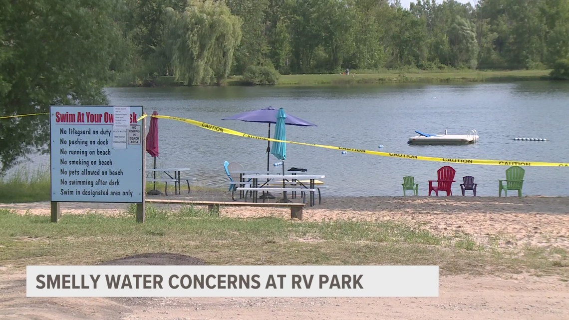 'A fresh bouquet of dookie' | Smelly water concerns at RV park | wzzm13.com