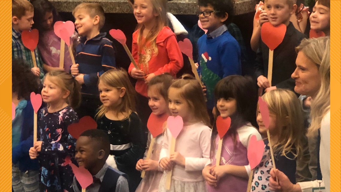 Young boy invites entire kindergarten class to his adoption | wzzm13.com