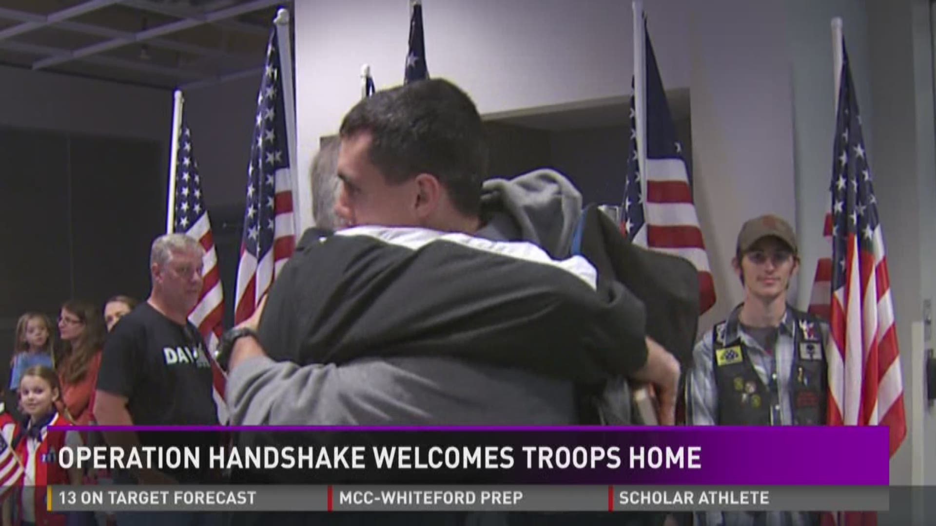 'Operation Handshake' honors local military members, veterans | wzzm13.com
