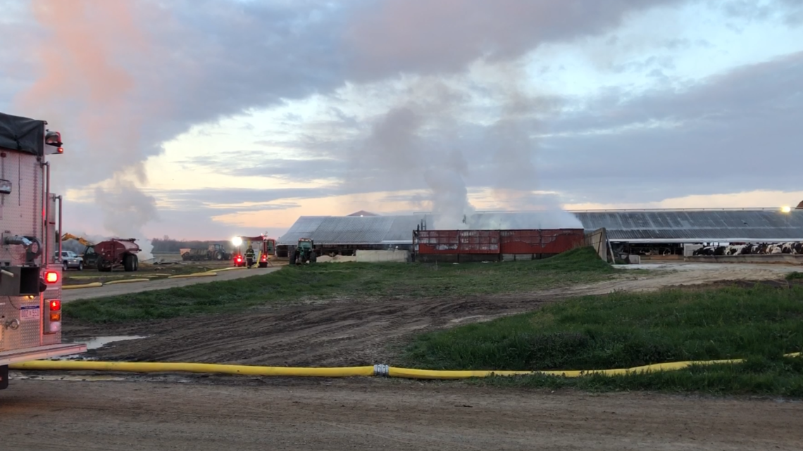 Crews put out pole barn fire in Ottawa County | wzzm13.com