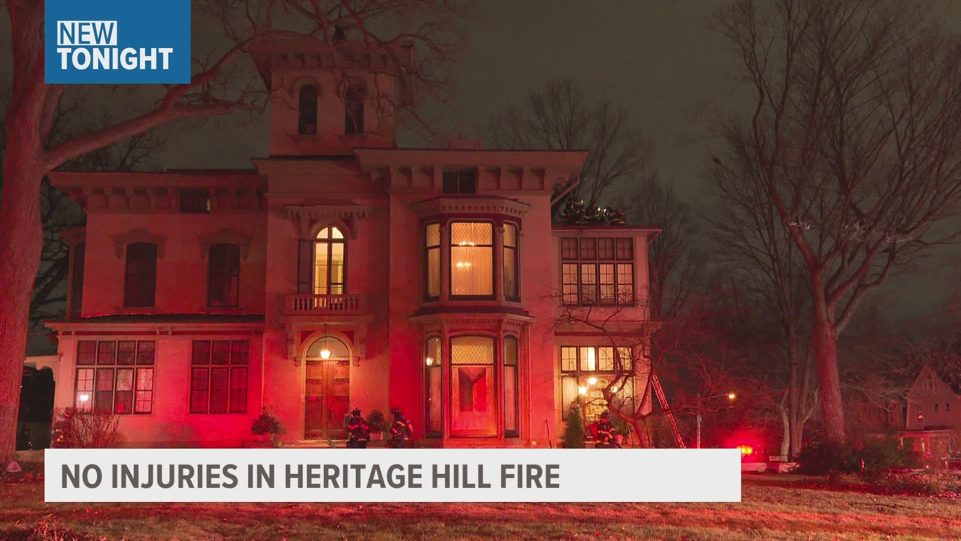 No injuries after fire sparks in historic home in Heritage Hill ...