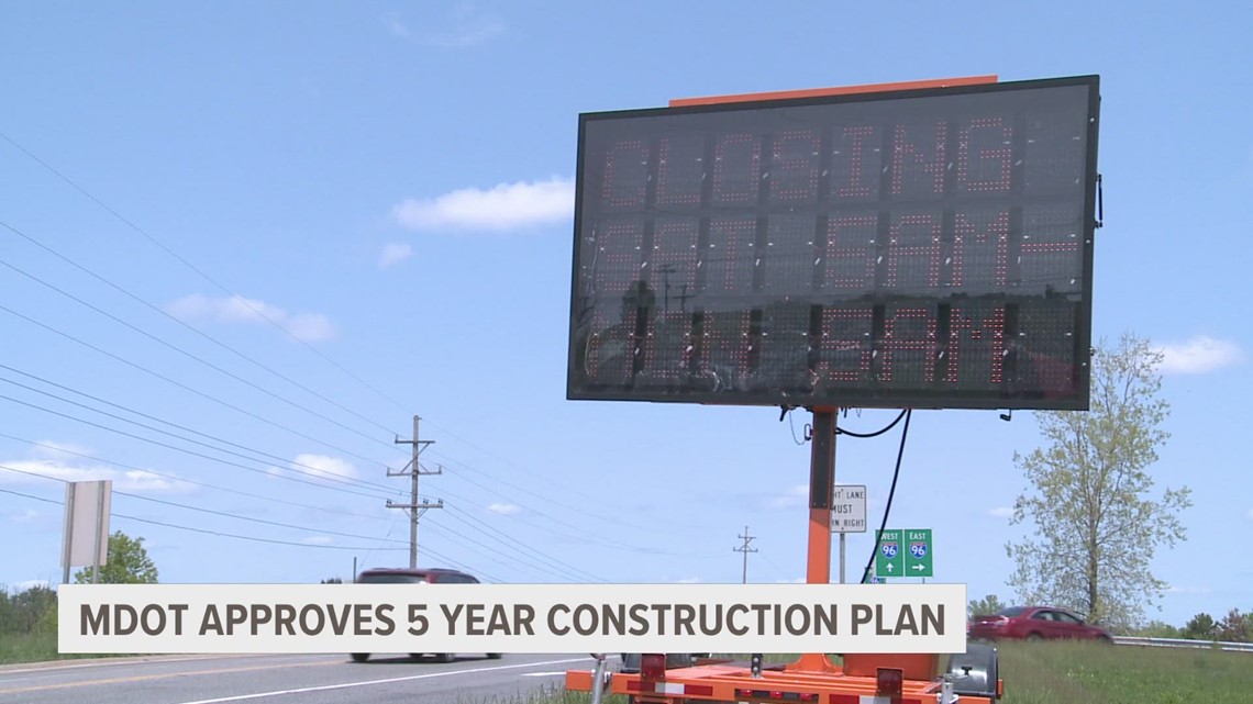 MDOT moving forward with 5-year construction plan | wzzm13.com