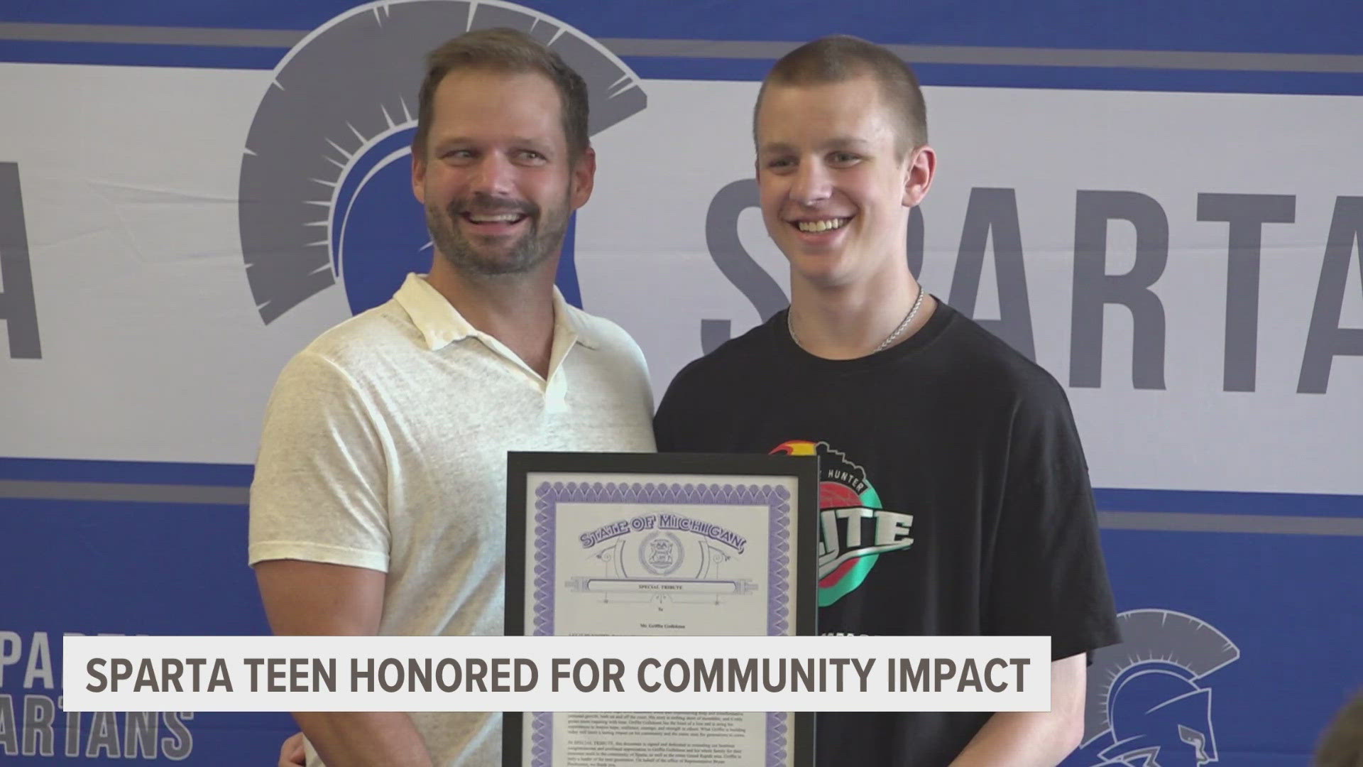 Sparta teen honored by MI House for resilience amid cancer battle | wzzm13.com