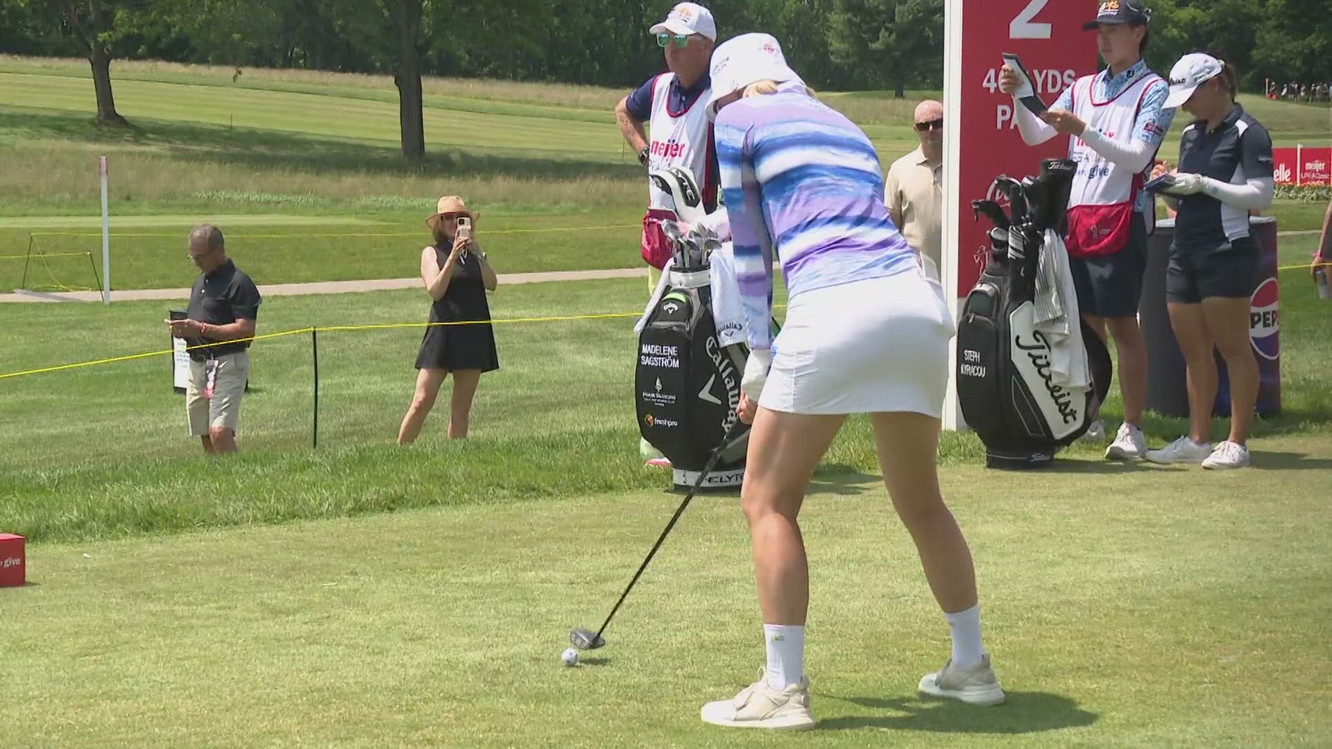 Lexi Thompson shares Meijer LPGA Classic lead in bid for her first ...