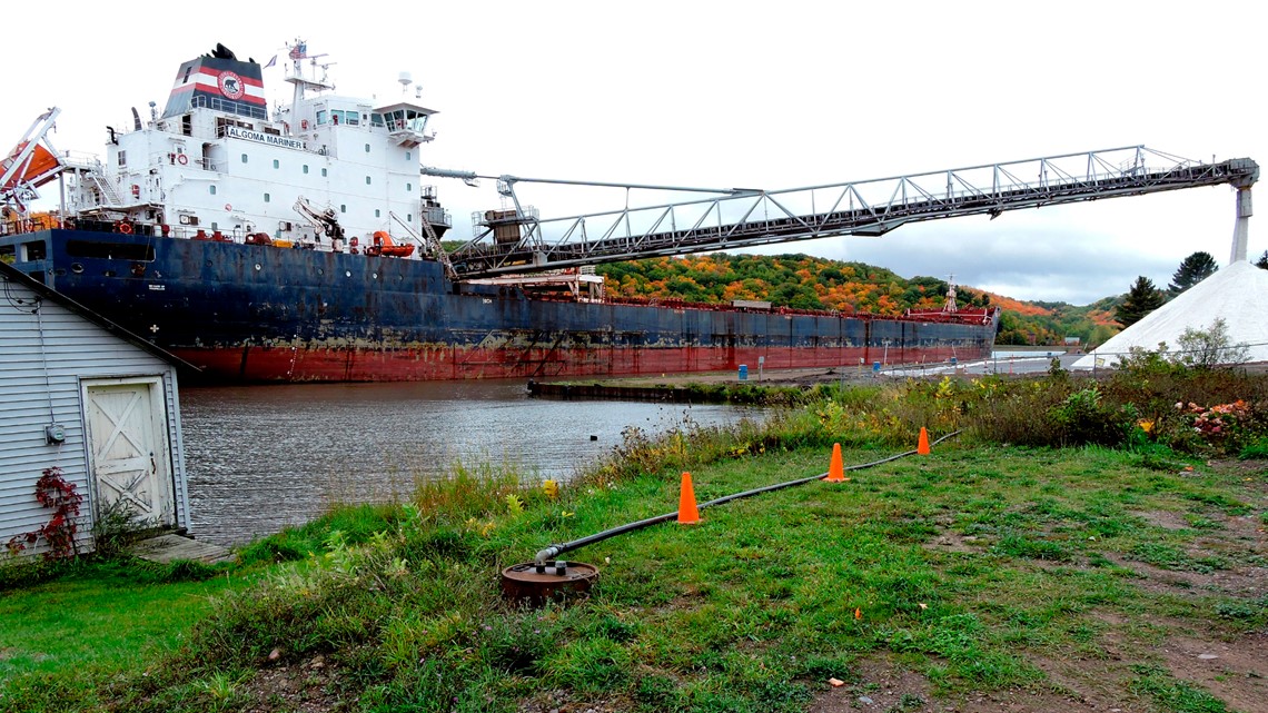 Winter is coming: 20,000 tons of road salt arrives by ship in Michigan ...