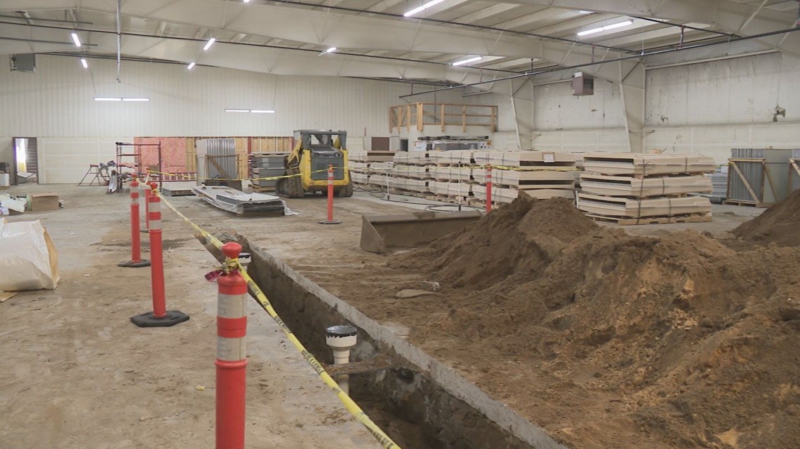First look inside new Pound Buddies under construction | wzzm13.com