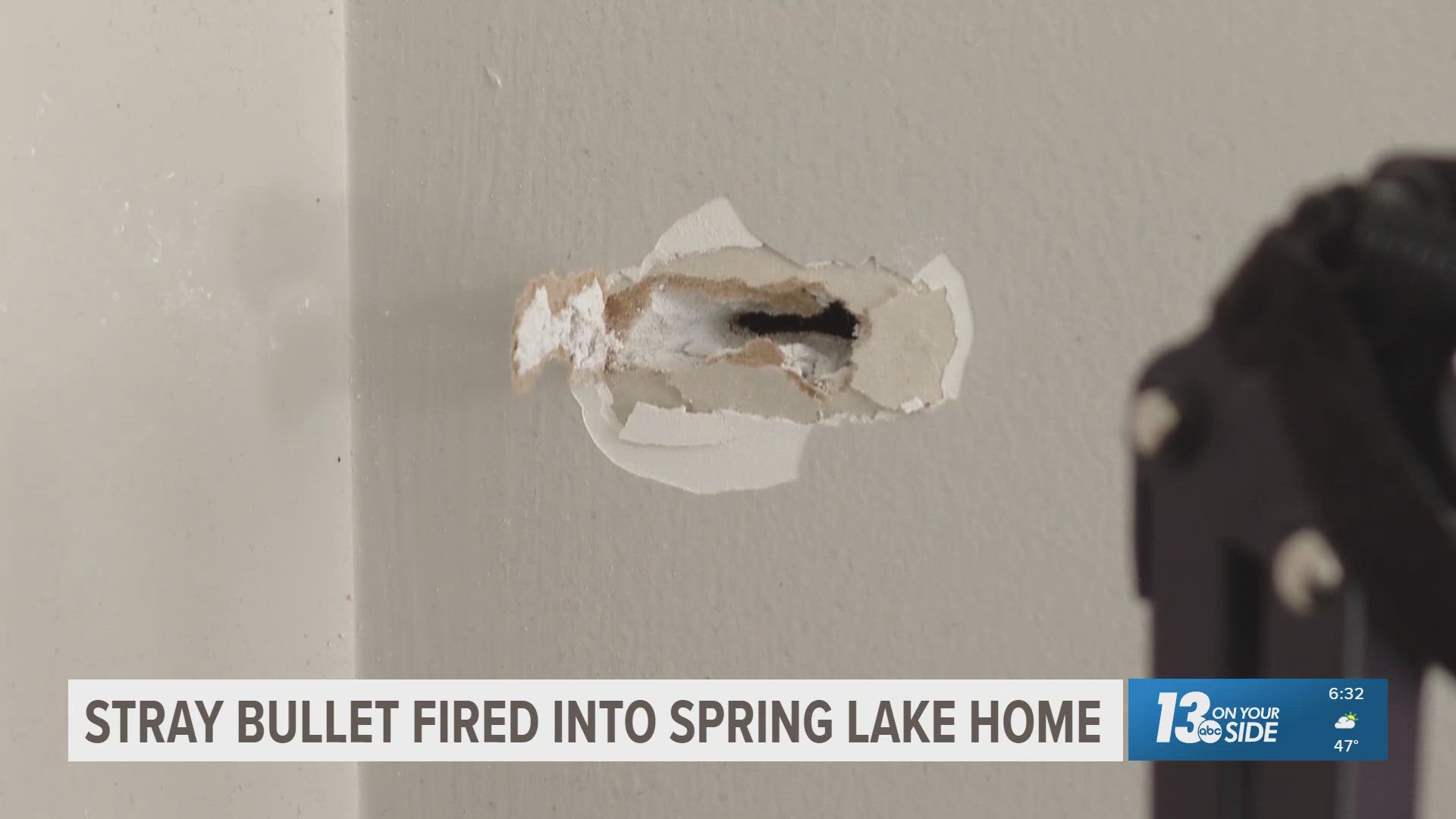 Stray bullet narrowly misses man inside Spring Lake home | wzzm13.com