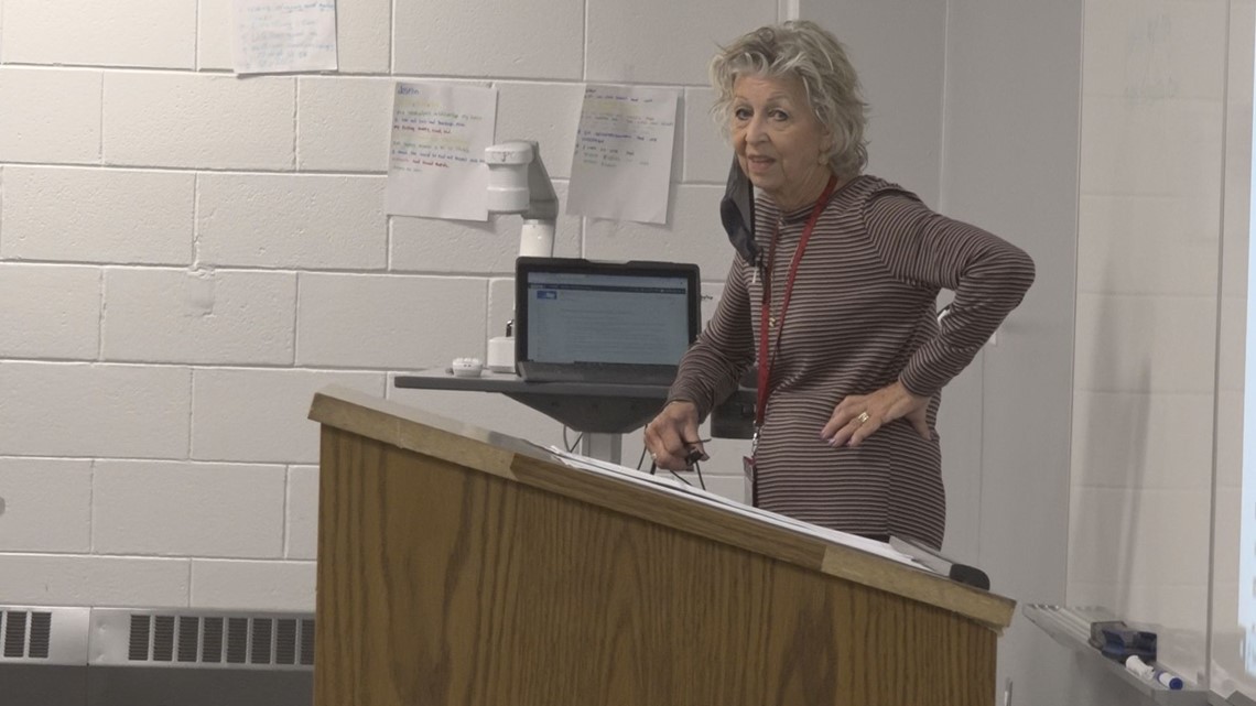 GRPS teacher celebrates 50 years teaching high school English... at the ...