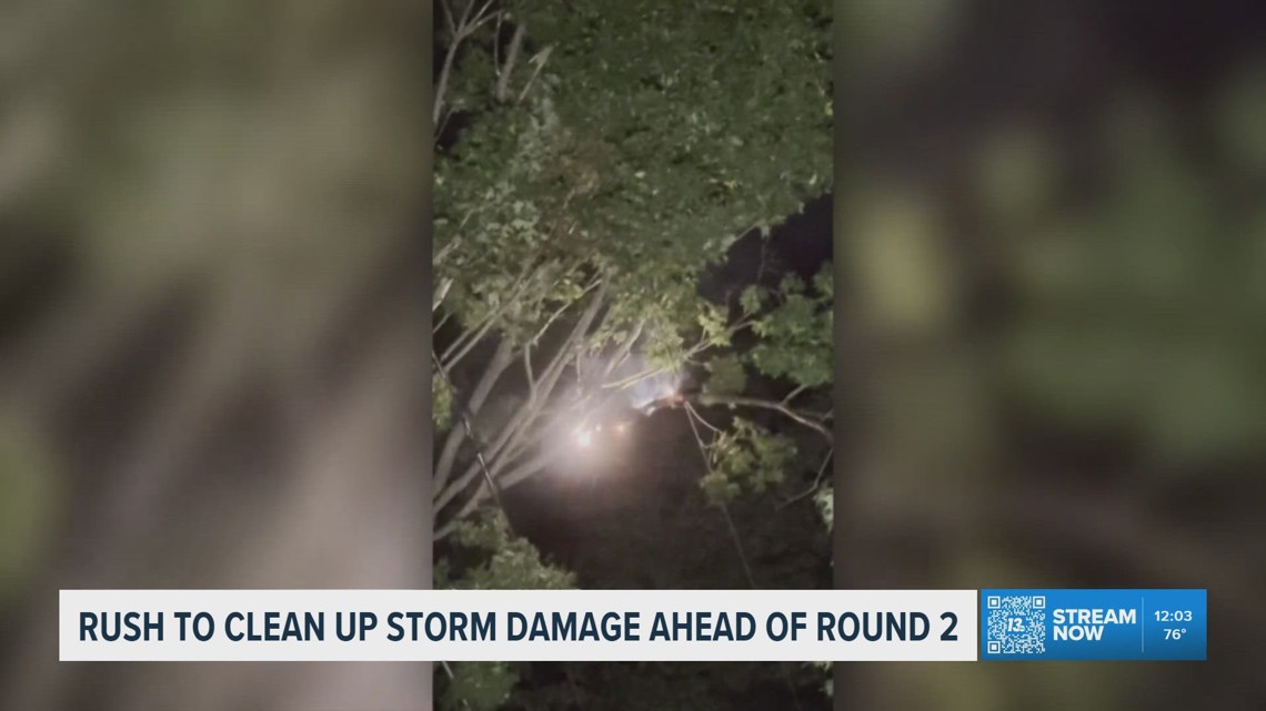 Crews race to clean up with more storms on the way | wzzm13.com