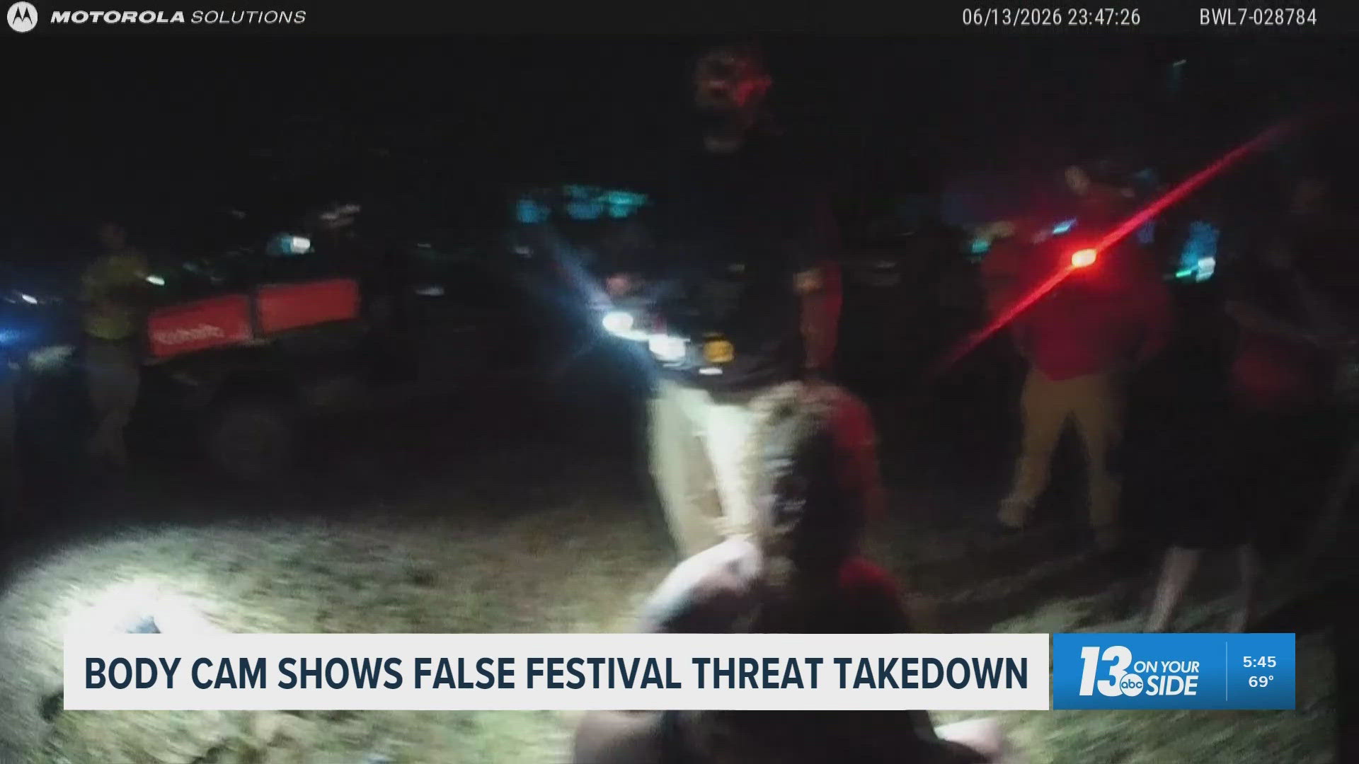 Body cam video shows arrest of man at Gridlife festival for bomb ...