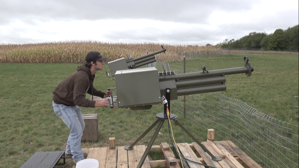 Kent County orchard adds apple cannons for 2021 season | wzzm13.com