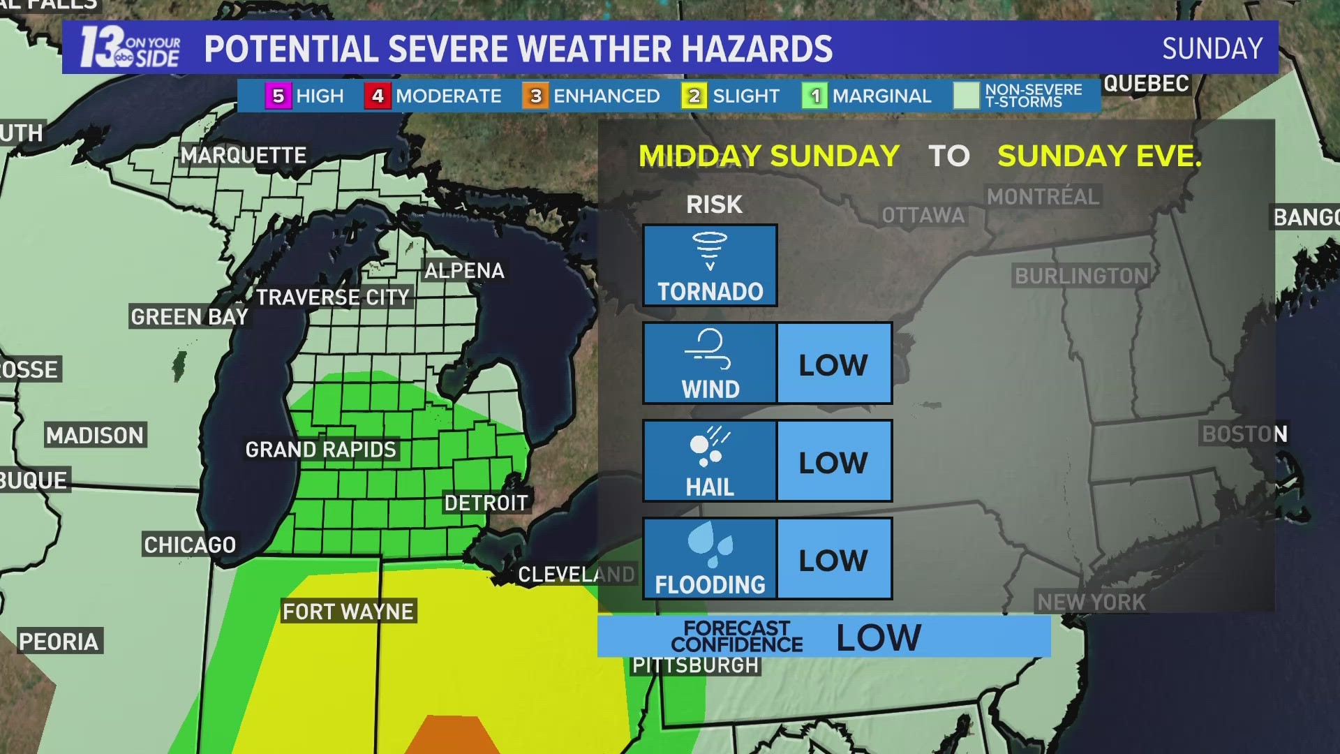 Strong Storms Possible In Michigan Sunday June 25! | wzzm13.com