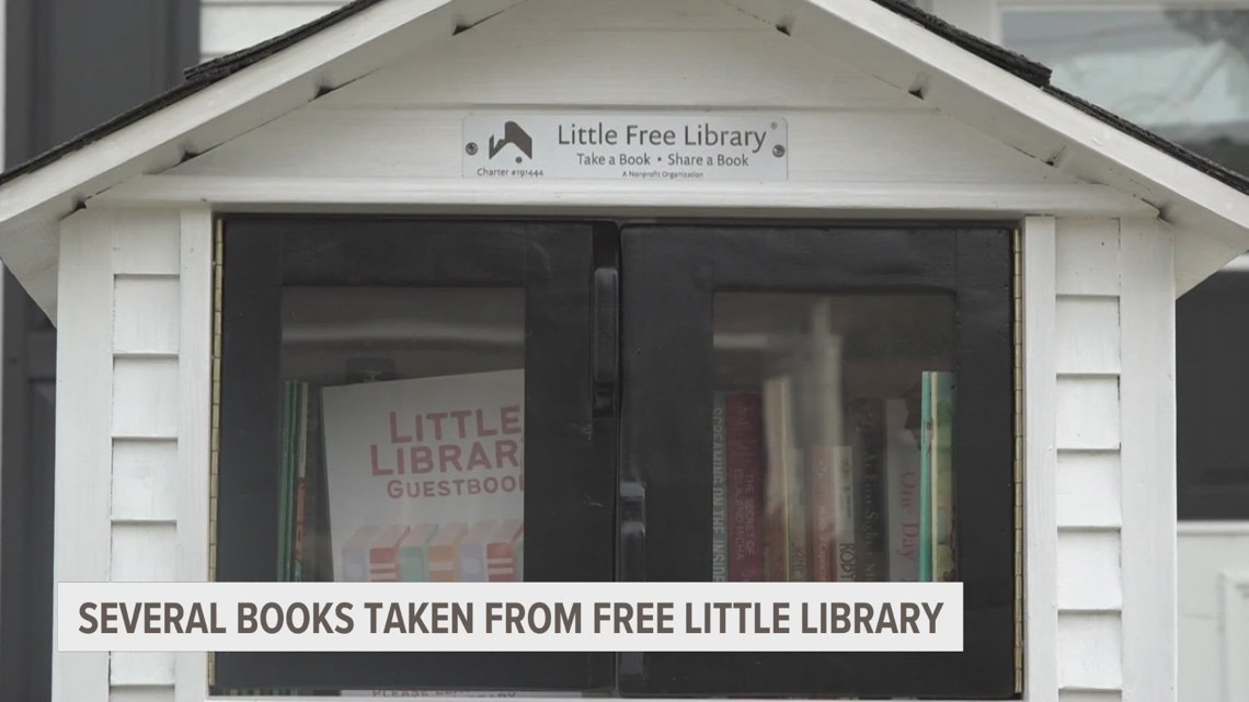 Several books taken from Grand Rapids free little library | wzzm13.com