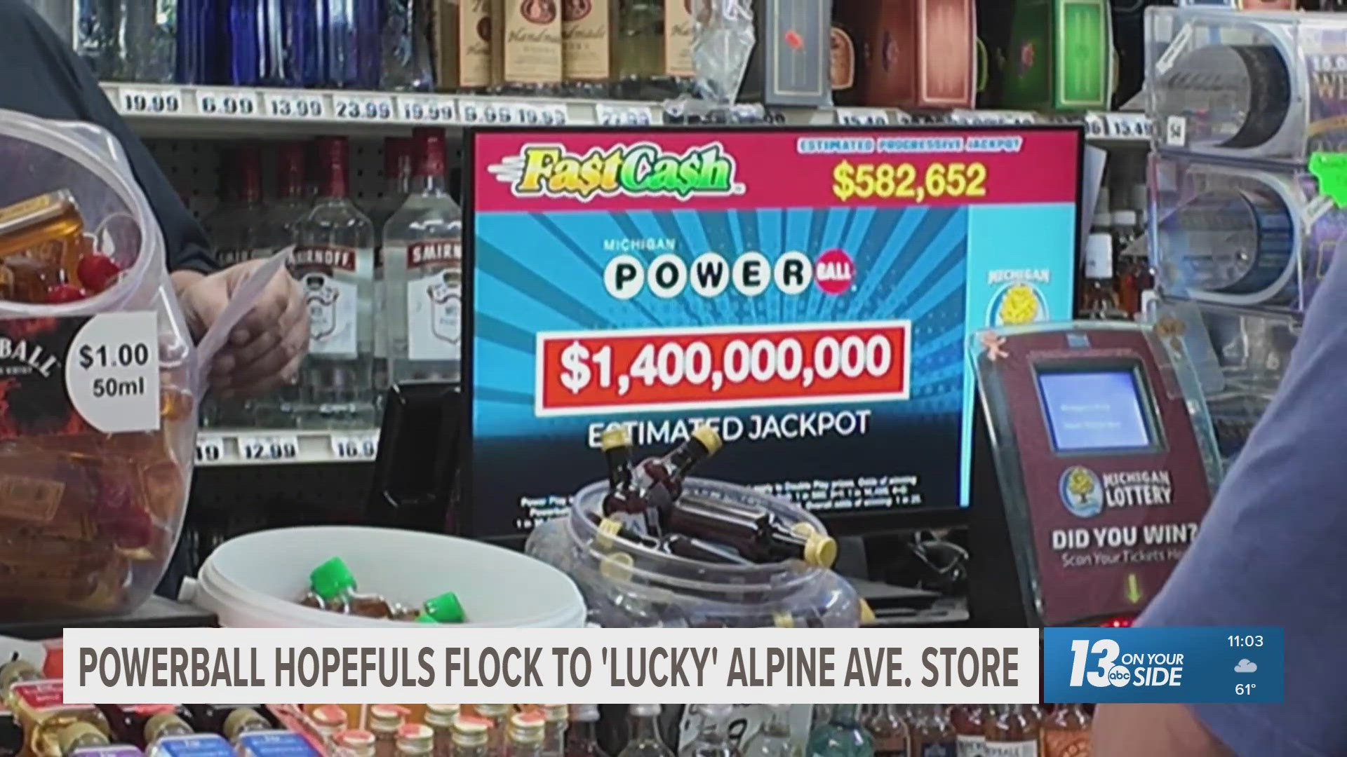 Locals flock to Party World for tickets as Powerball jackpot hits $1.4B ...