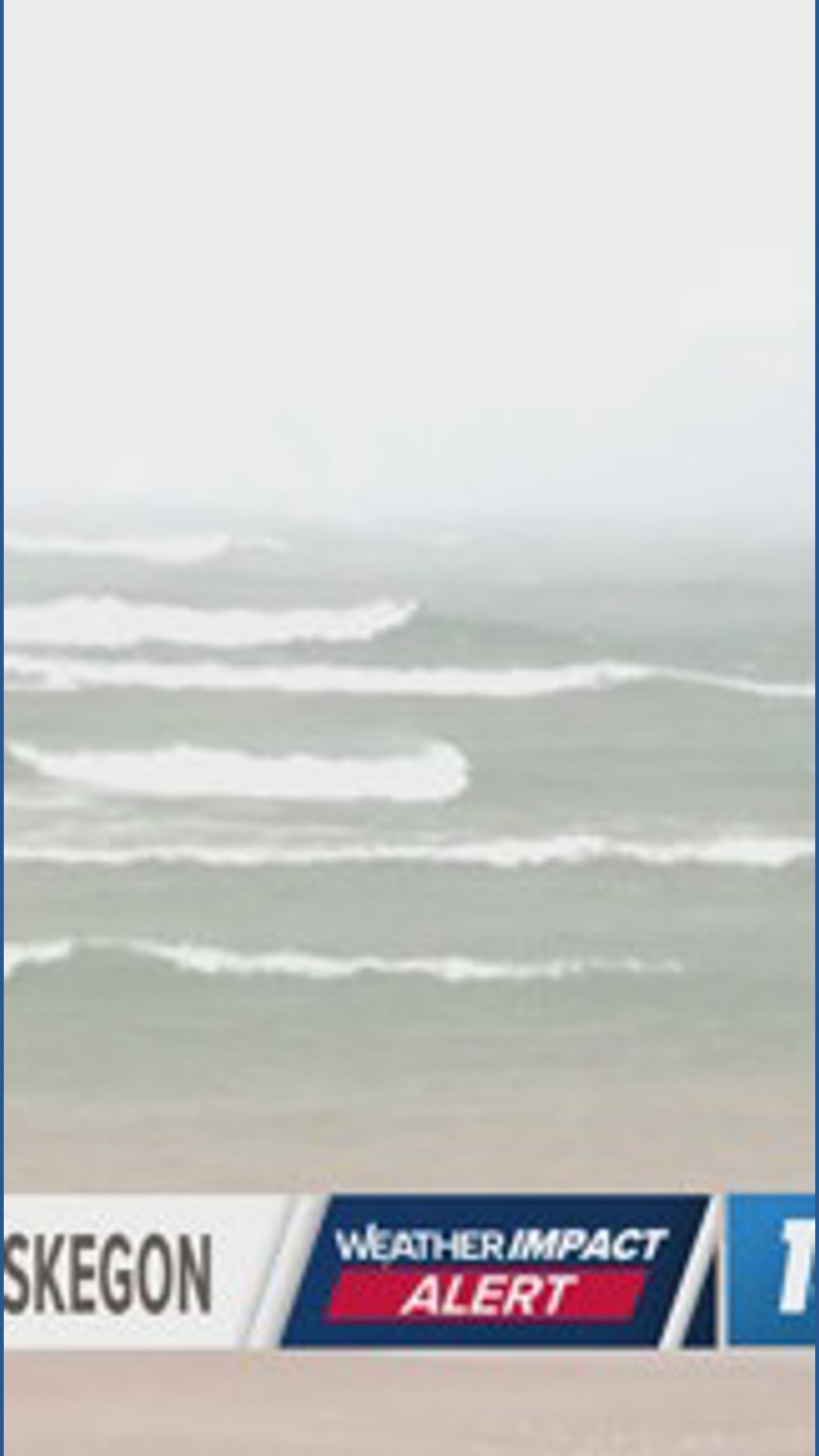 20-foot waves crash into Muskegon lakeshore during strong winter storm ...